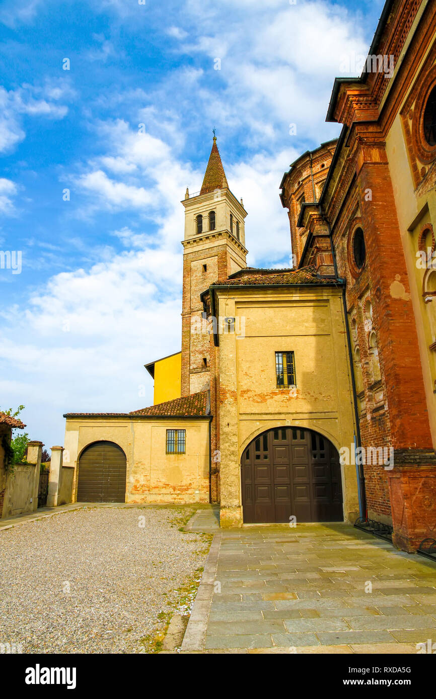 View on an old historic church in Italy on a sunny day Stock Photo - Alamy