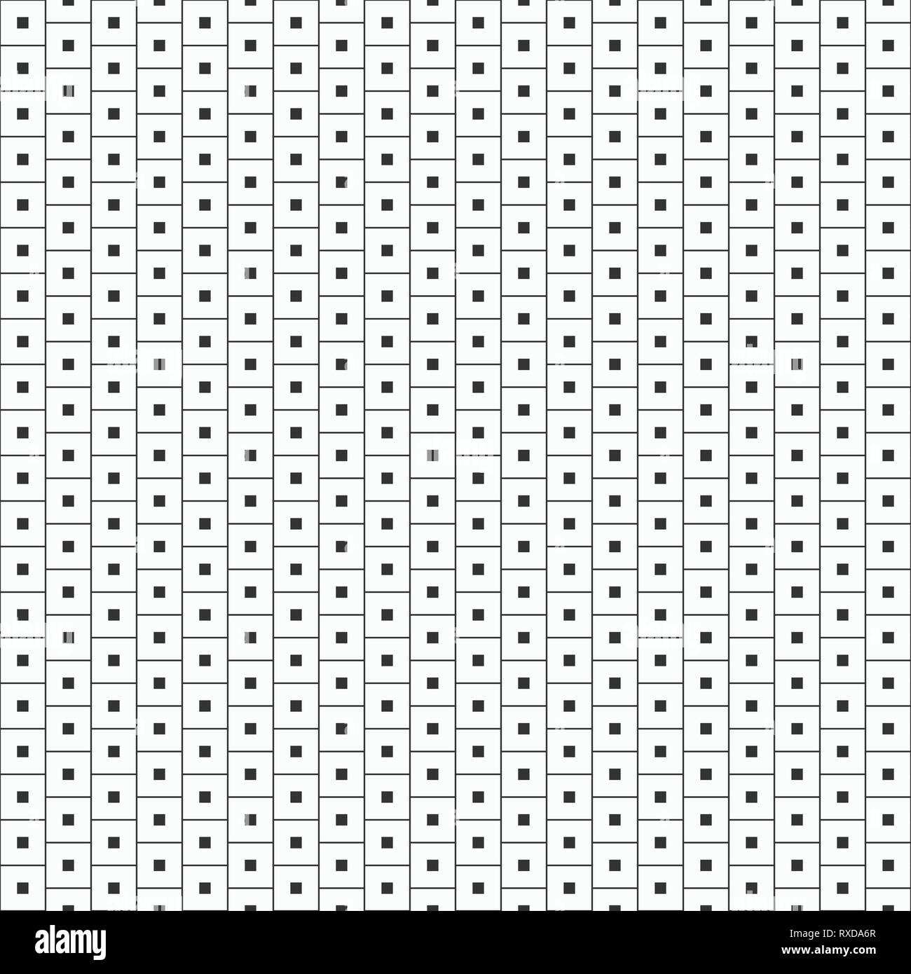 Seamless minimalistic pattern. Repeating geometric tiles with filled ...