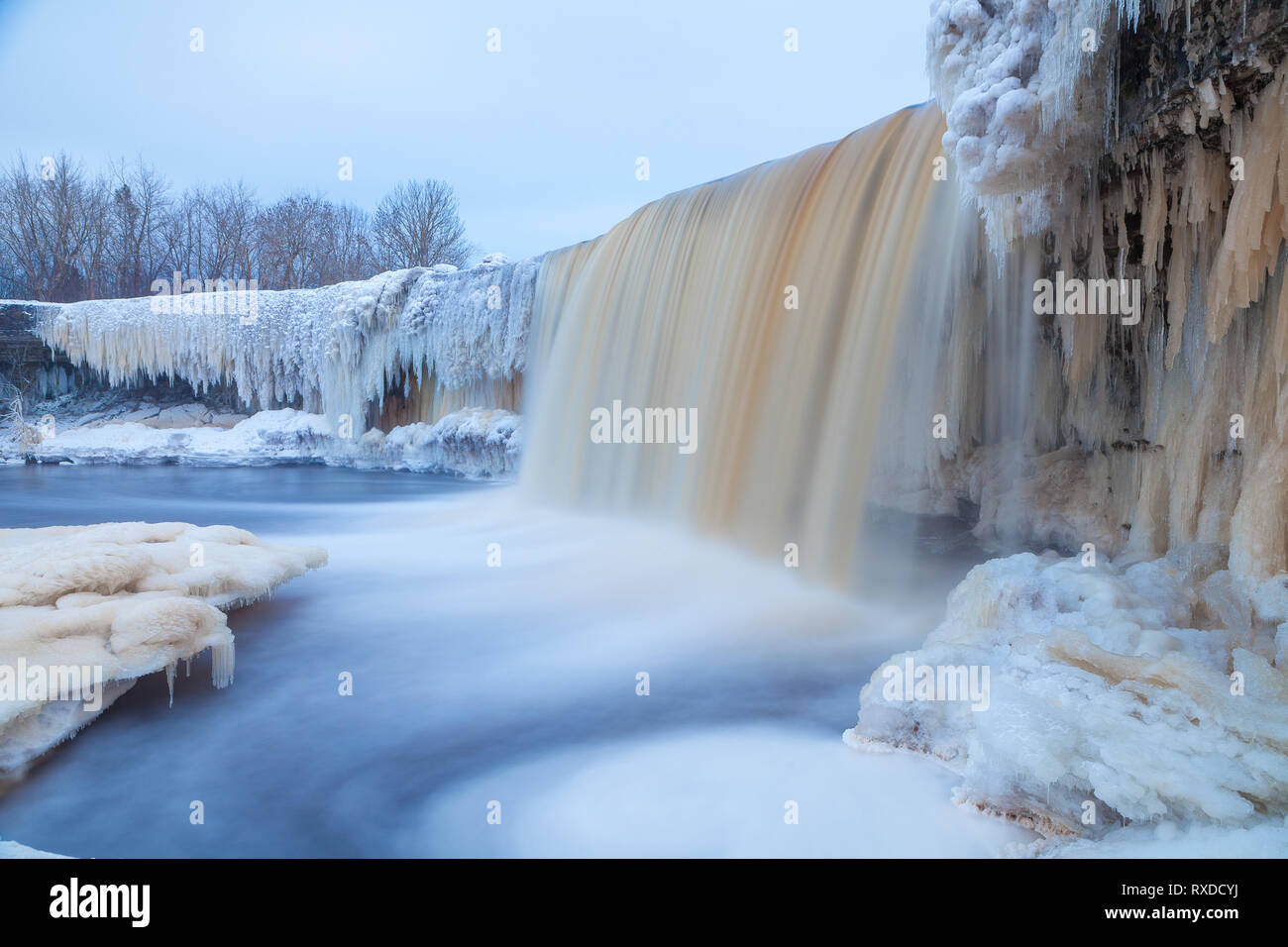 Frozen jagala waterfall hi-res stock photography and images - Alamy