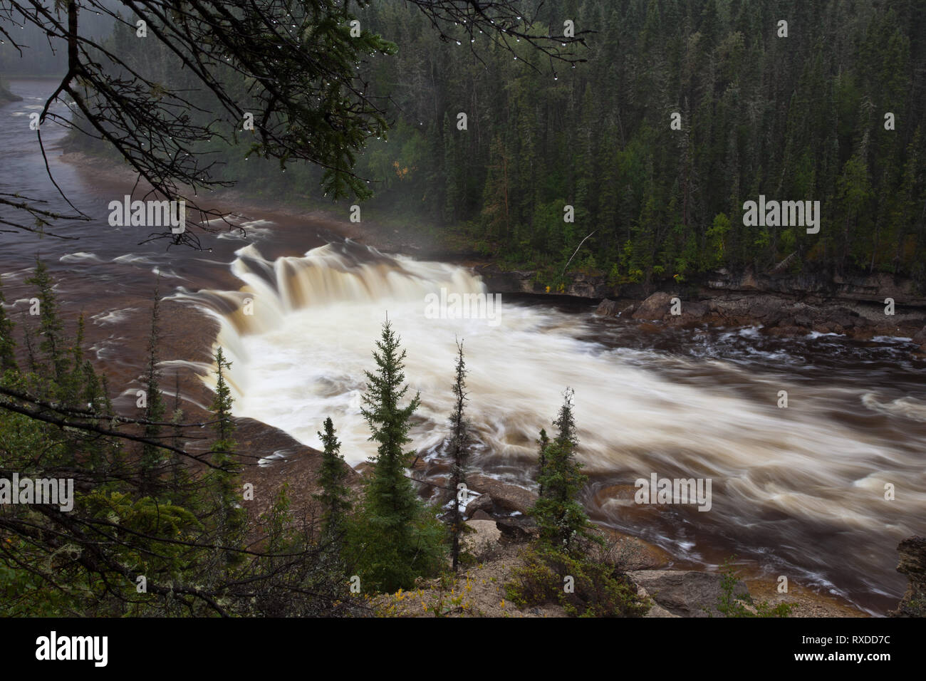 Coral Falls, Deh Cho Region, Northwest Territories, Canada Stock Photo ...