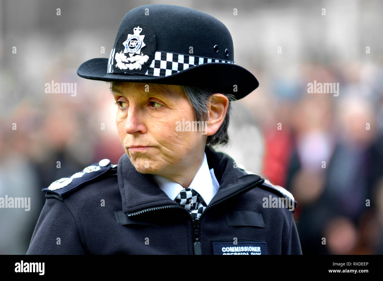Cressida Dick, Commissioner of the Metropolitan Police, attending the ...