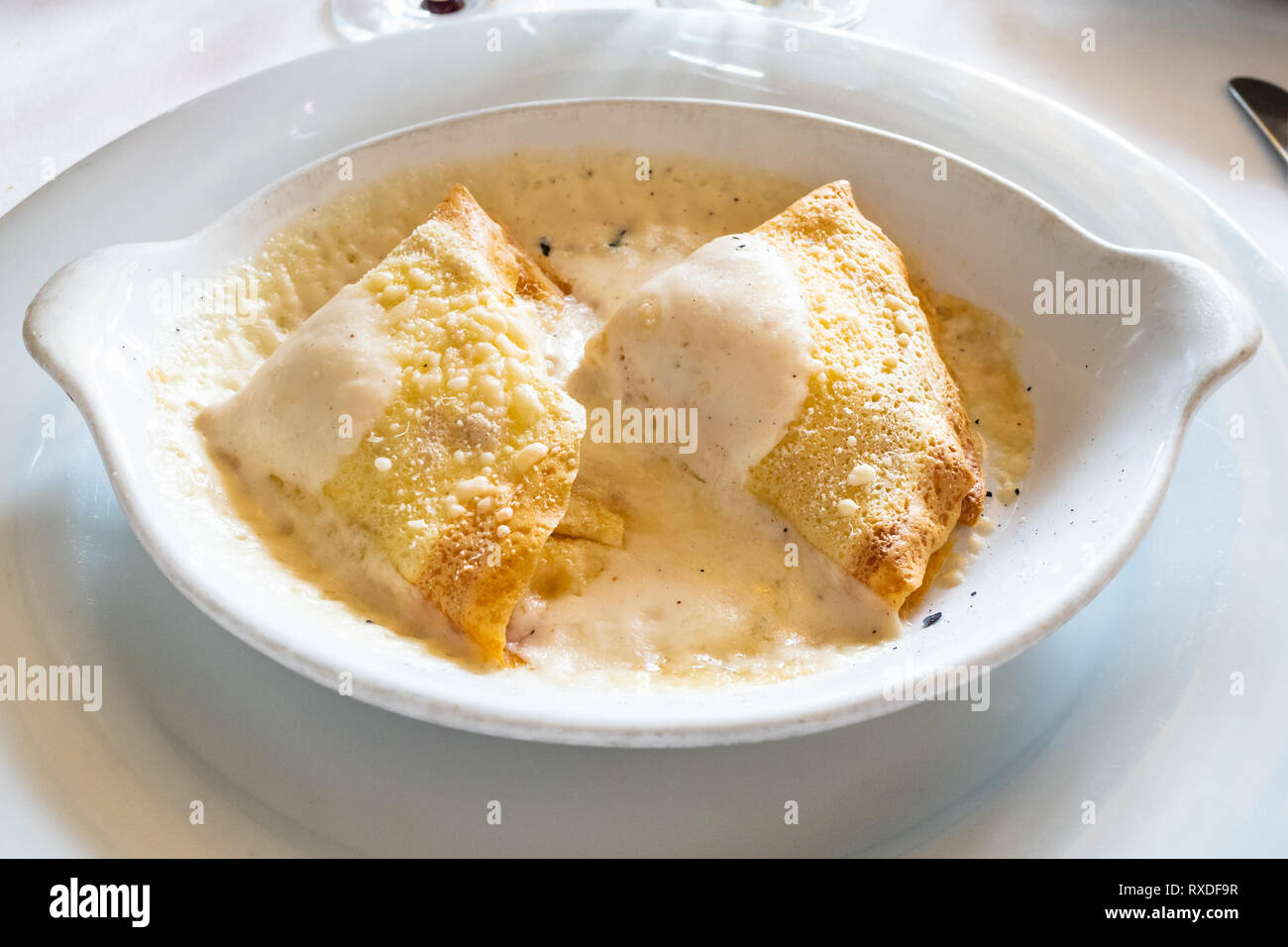 Italian cuisine - crespelle o panzerotto alla valtellinese(crepes ...