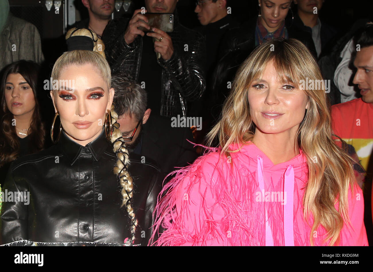 LOS ANGELES, CA - MARCH 8: Erika Jayne, Heidi Klum, at Christian Cowan ...