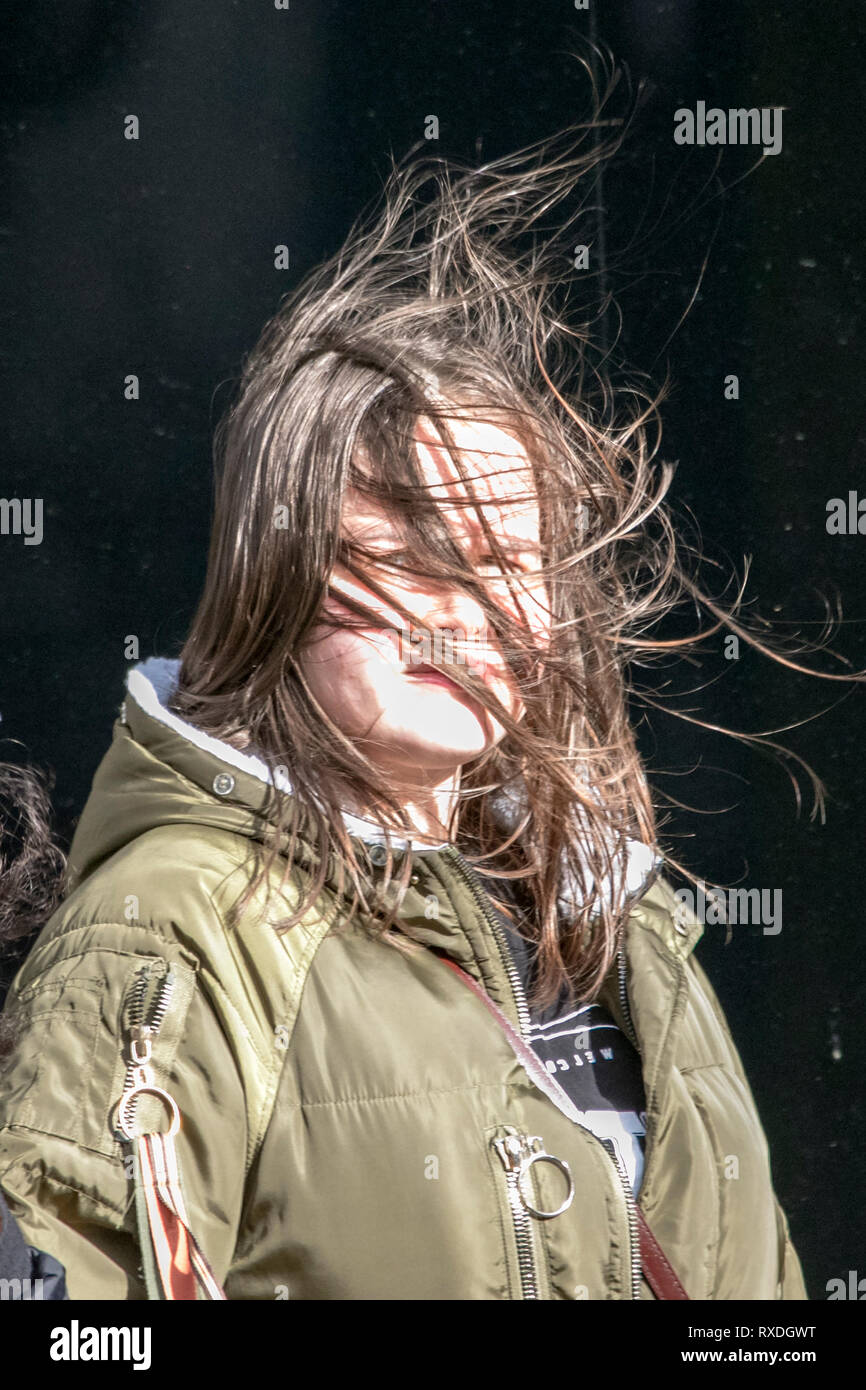 wind,hair,windswept,bad hair day,wind blown hair,long hair,female,face ...