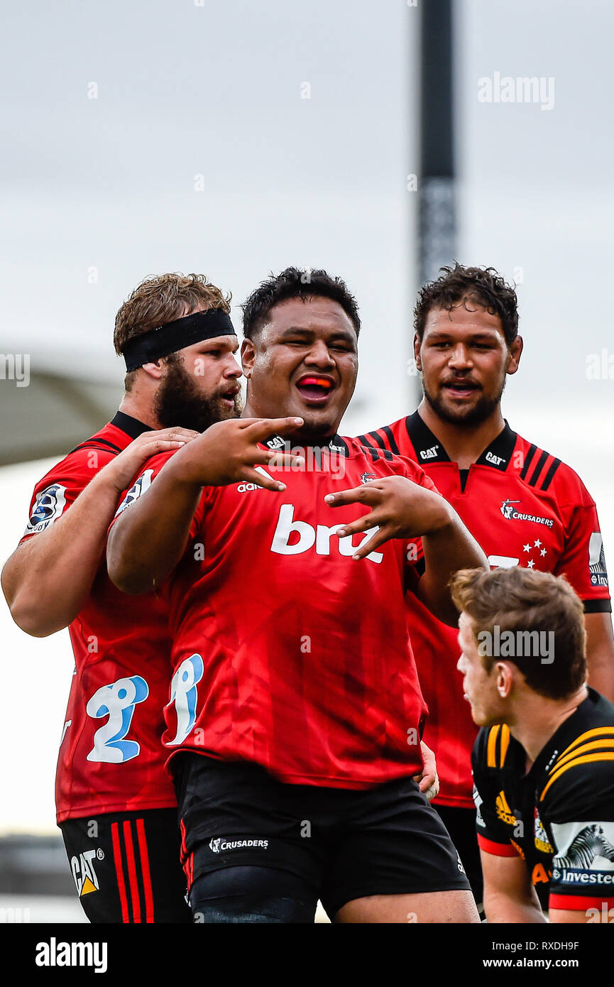 Christchurch Stadium, Christchurch, New Zealand. 9th Mar, 2019 ...