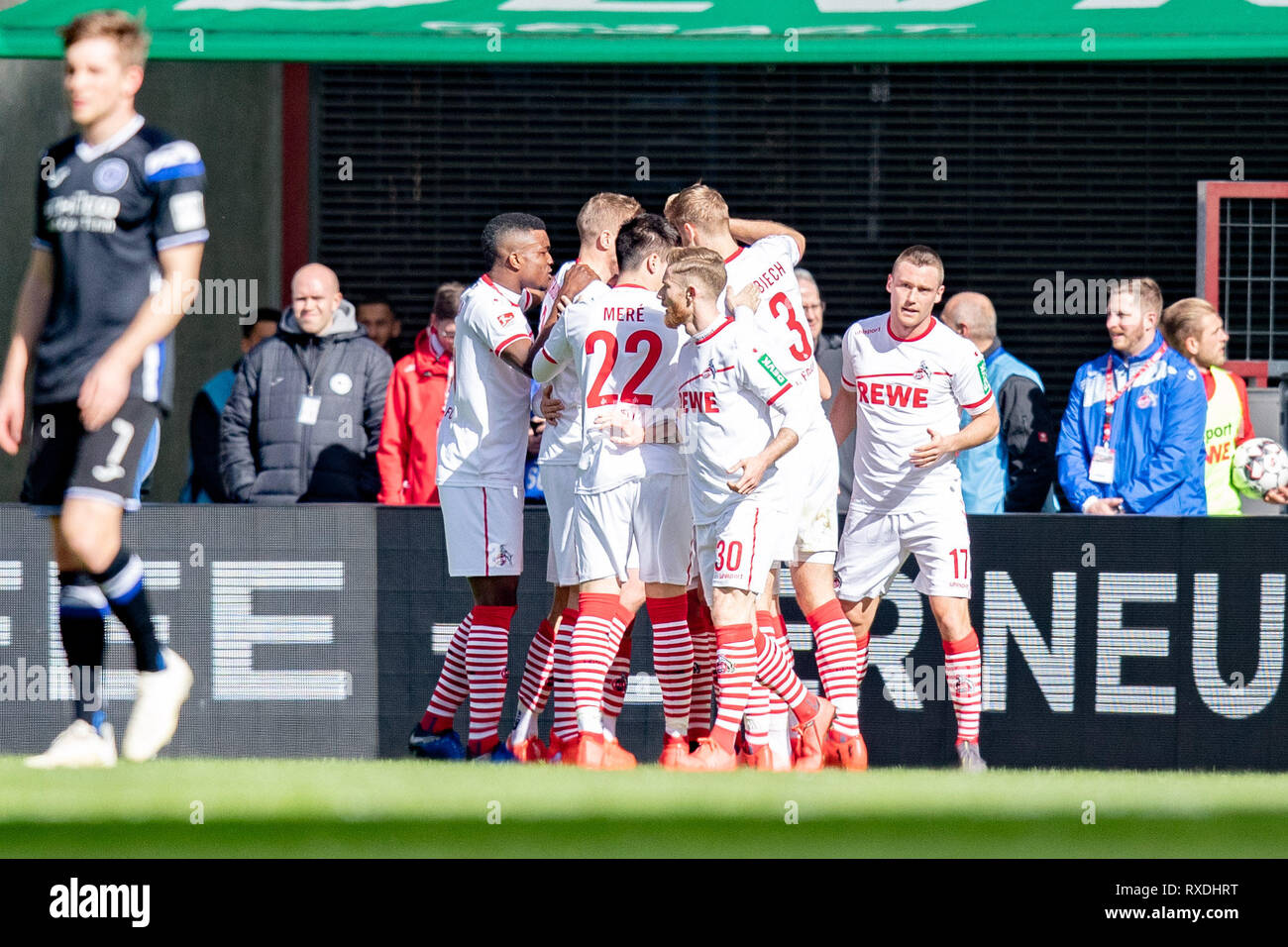 Cologne, Germany. 9th Mar 2019. 2nd Bundesliga, 1st FC Cologne ...