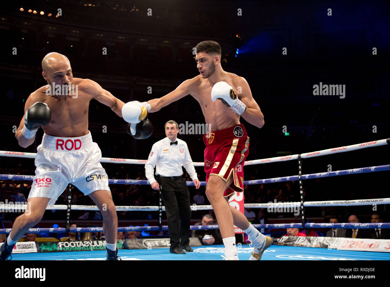 British and european light welterweight champion hi-res stock ...
