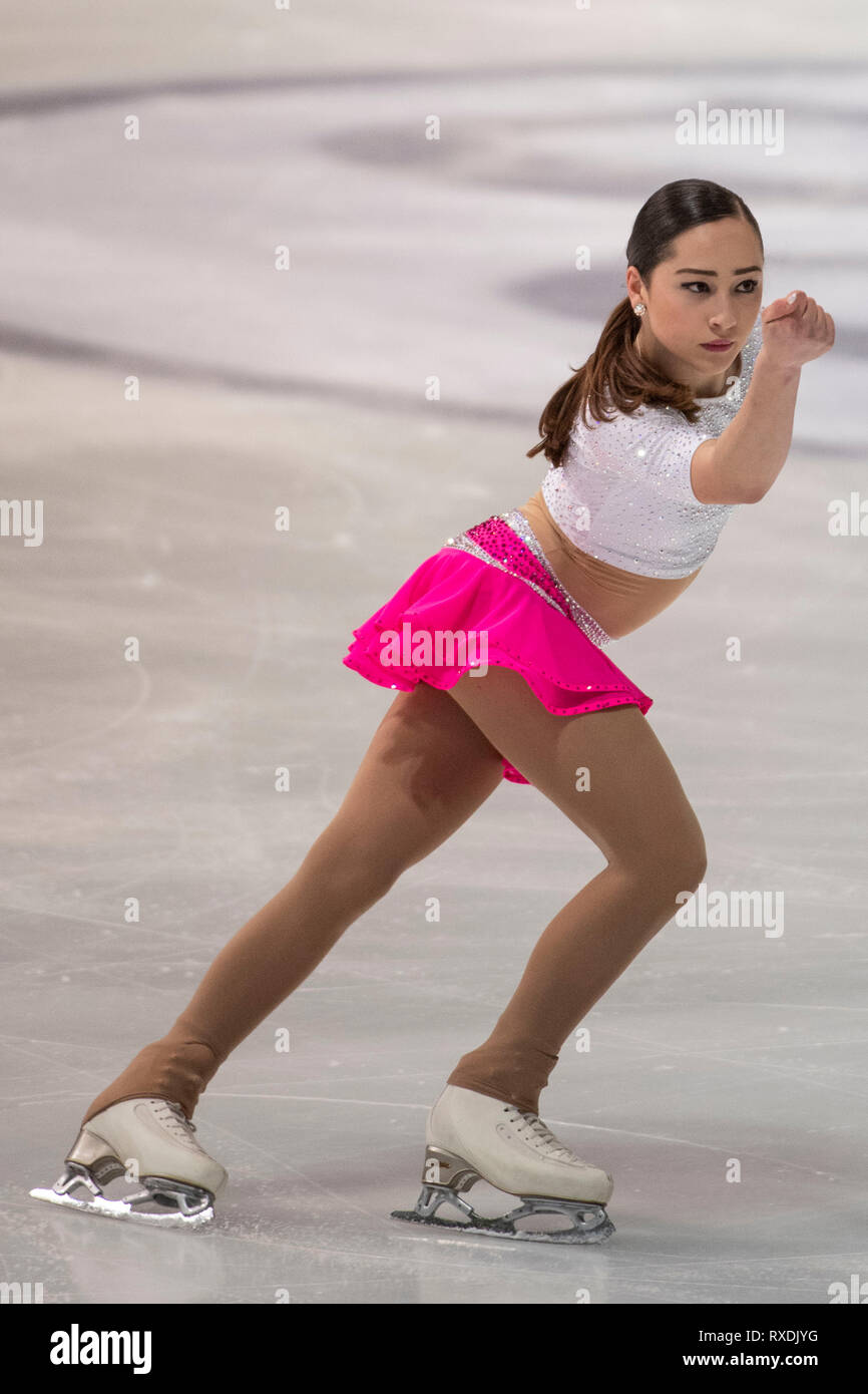Hanna Harrell of United States of America during the ISU World Junior ...