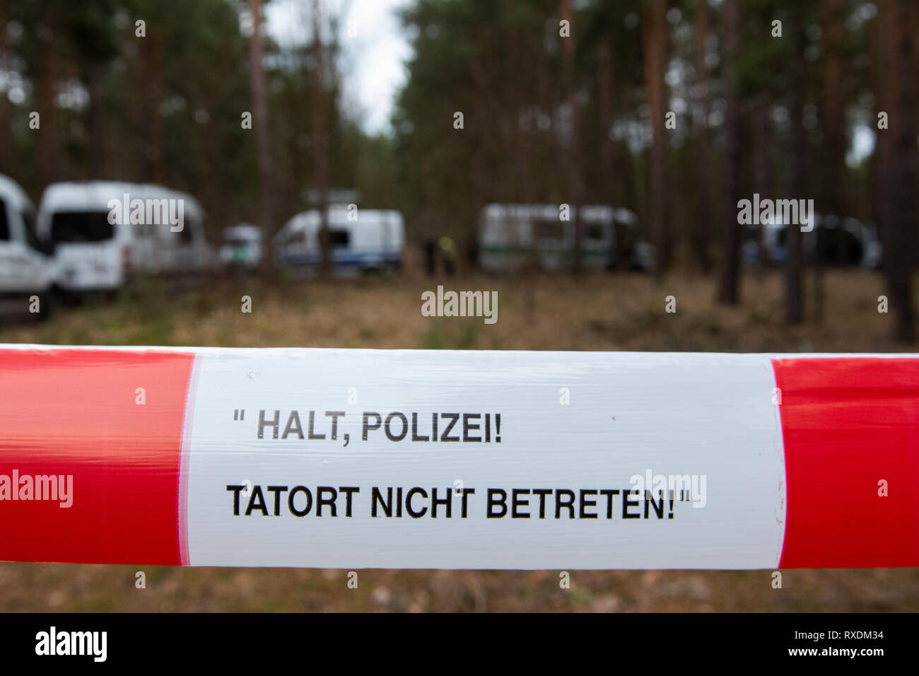 Forest crime scene germany hi-res stock photography and images - Alamy