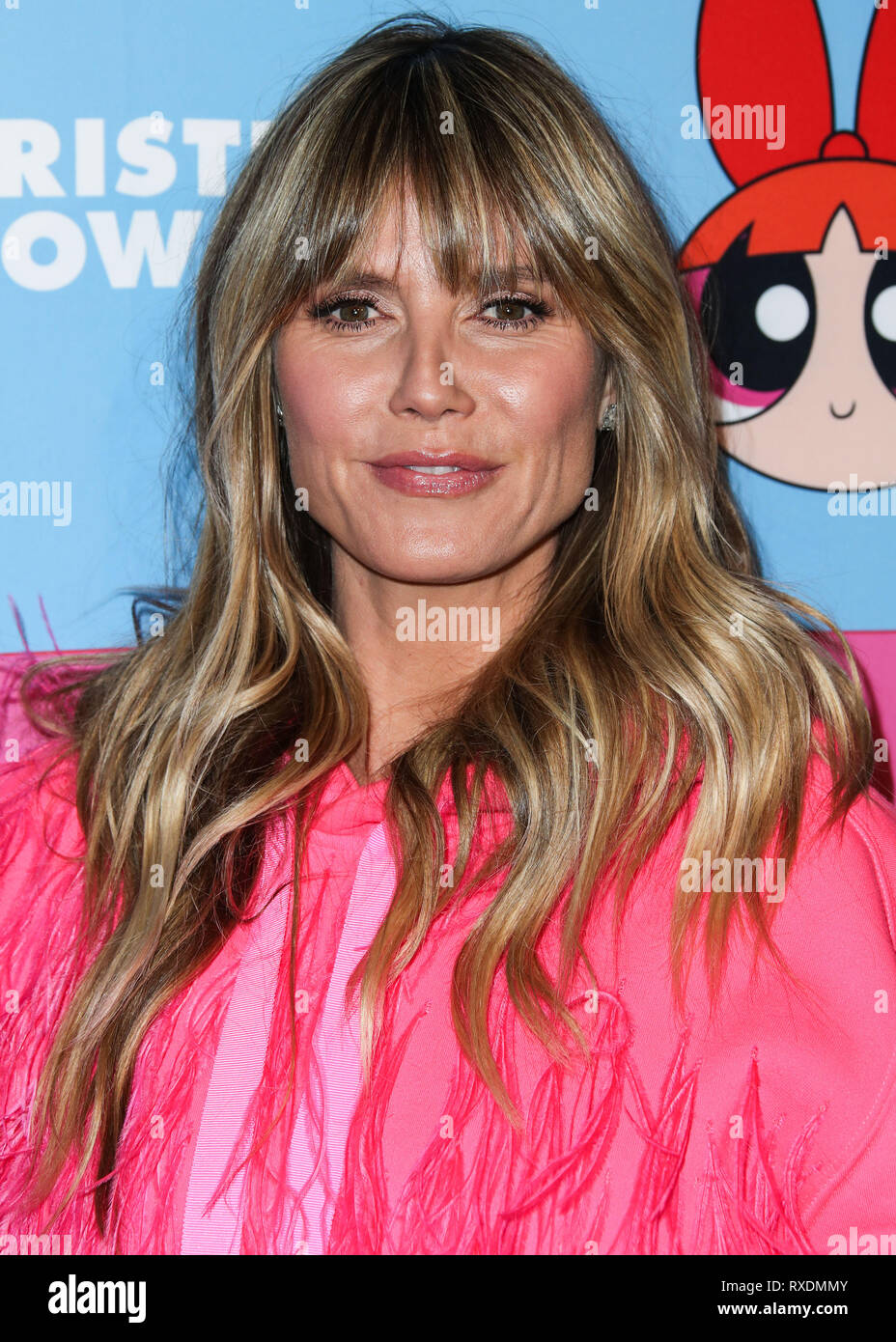 LOS ANGELES, CA, USA - MARCH 08: Model Heidi Klum arrives at the ...