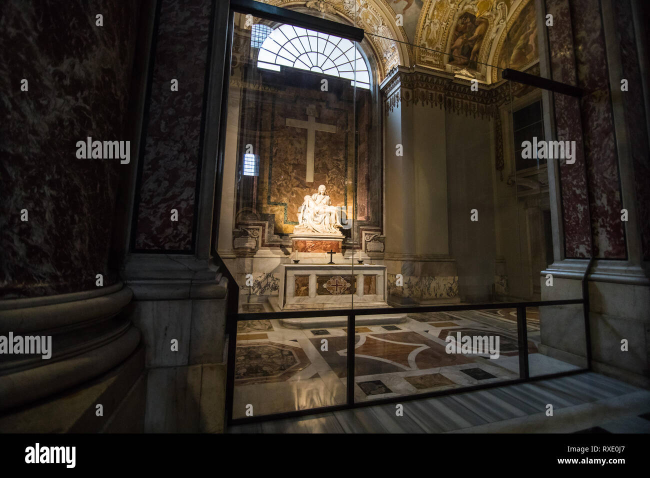 VATICAN CITY, VATICAN - NOVEMBER, 2018: The St. Peter's basilica is ...