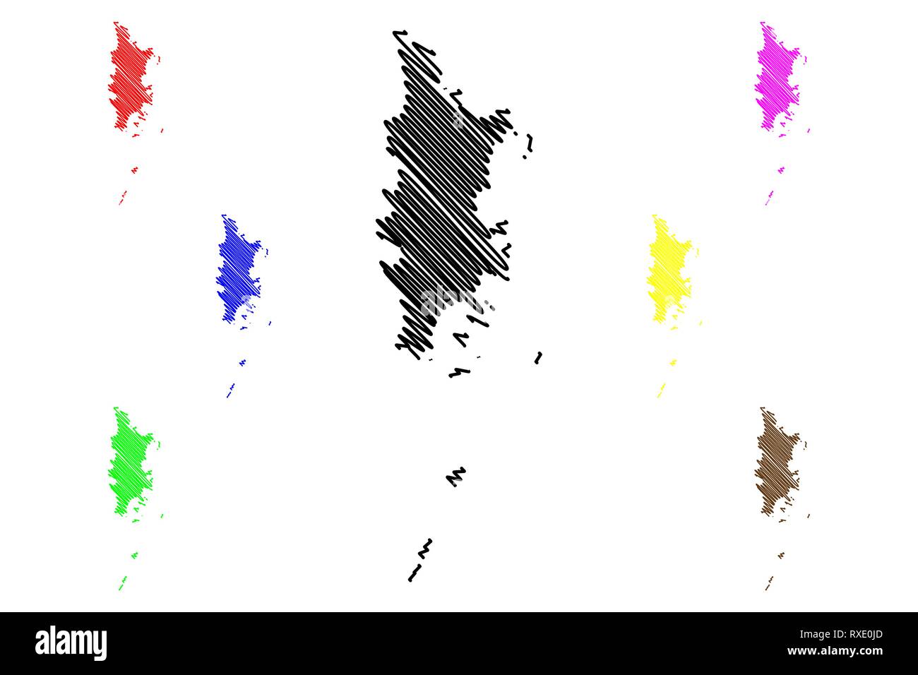 Phuket Province (Kingdom of Thailand, Siam, Provinces of Thailand) map ...