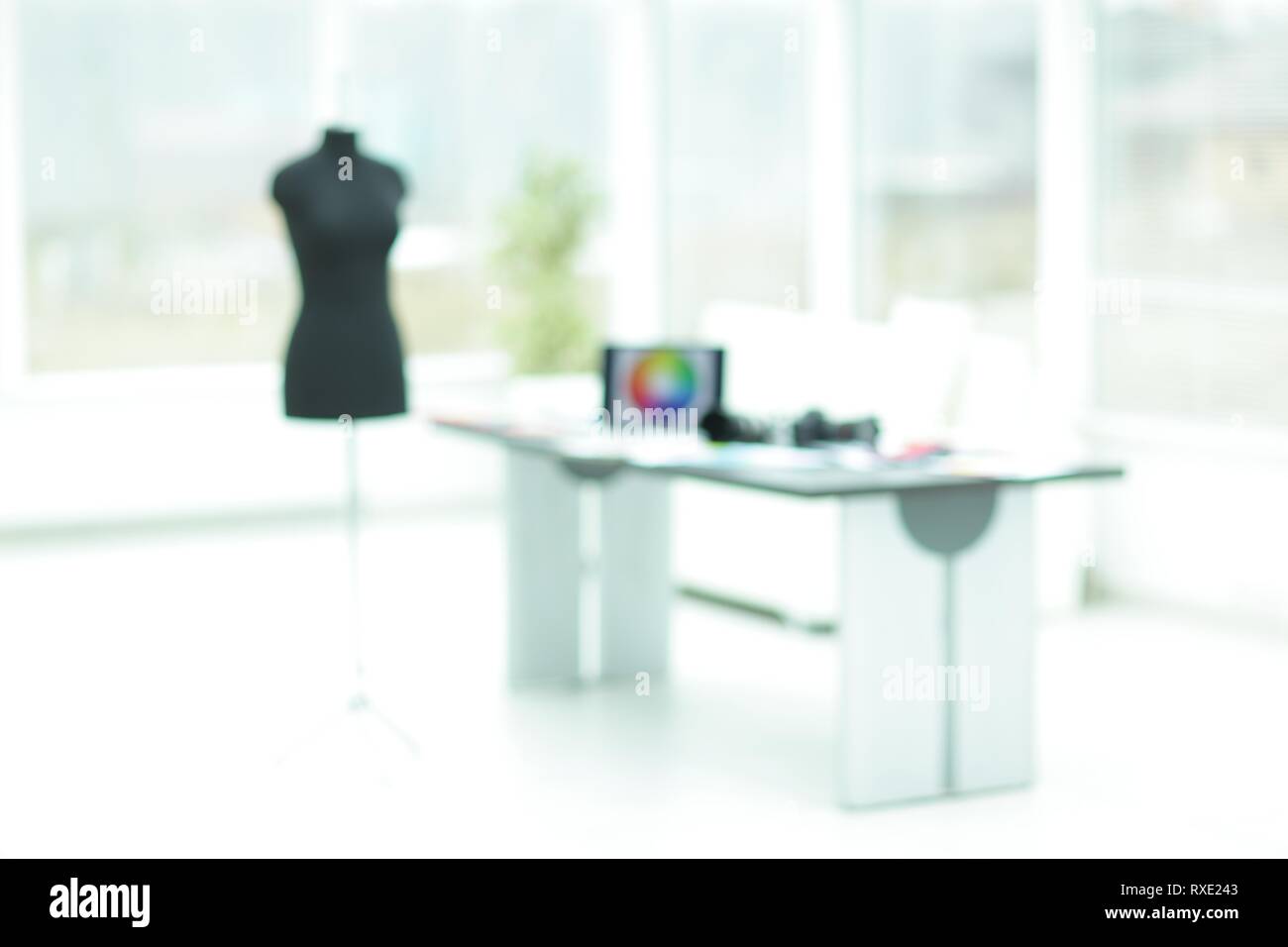 background image of the fashion Atelier . custom tailoring Stock Photo ...