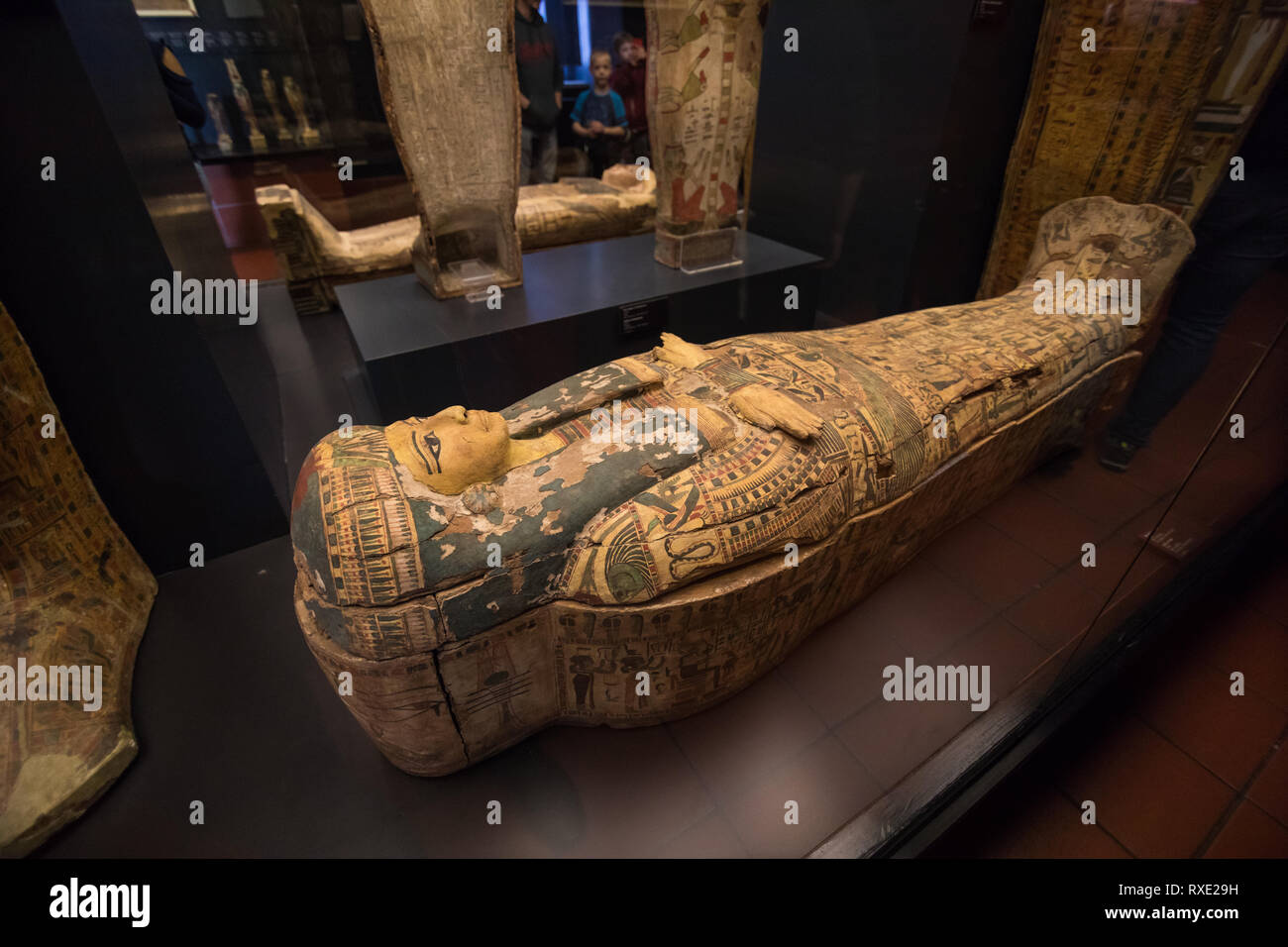 Vatican City, Italy - November, 2018: Mummy of Amenirdis from West ...