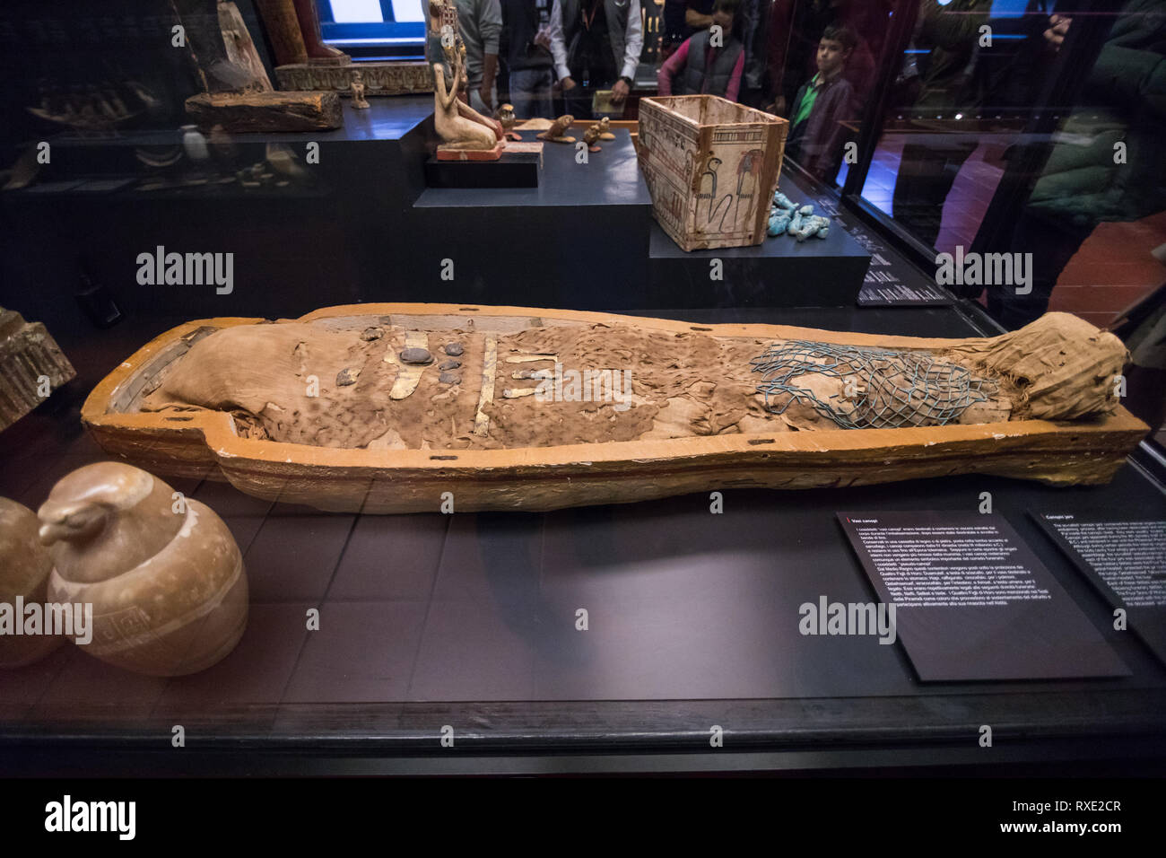 Vatican City, Italy - November, 2018: Mummy of Amenirdis from West ...