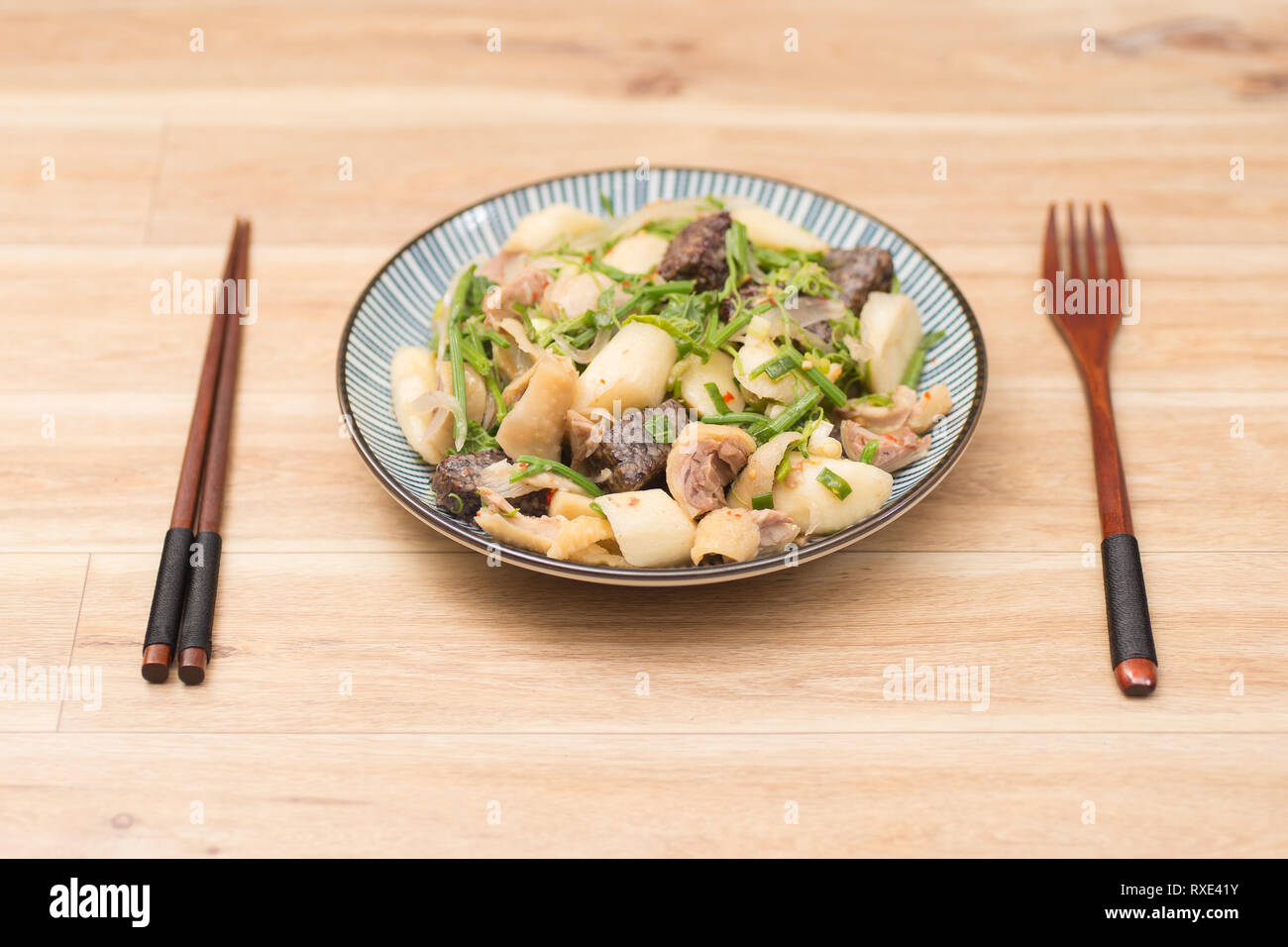 Taiwanese Food, called salty chicken, which is a kind of traditional ...