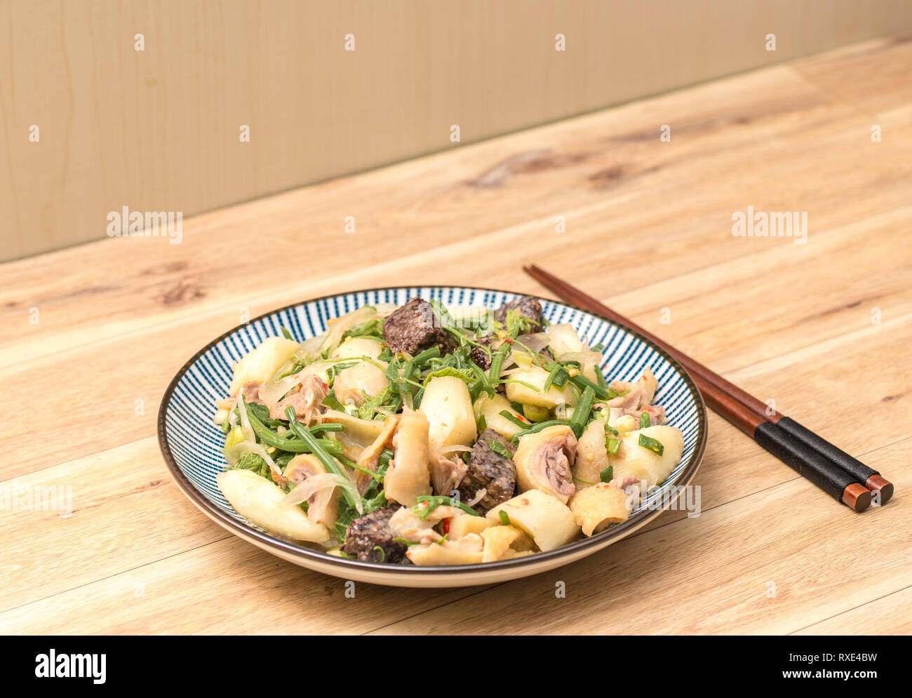 Taiwanese Food, called salty chicken, which is a kind of traditional ...