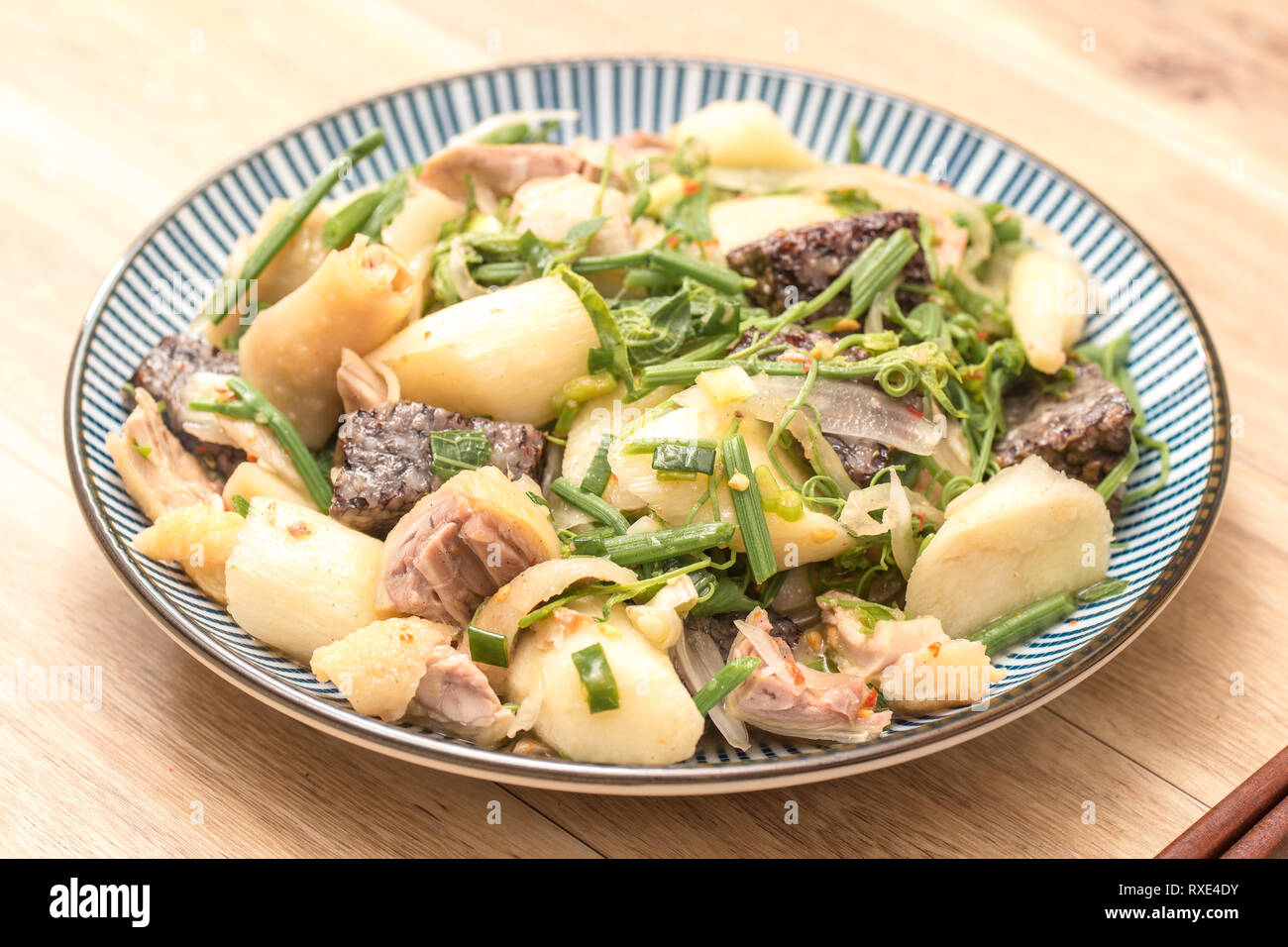 Taiwanese Food, called salty chicken, which is a kind of traditional ...