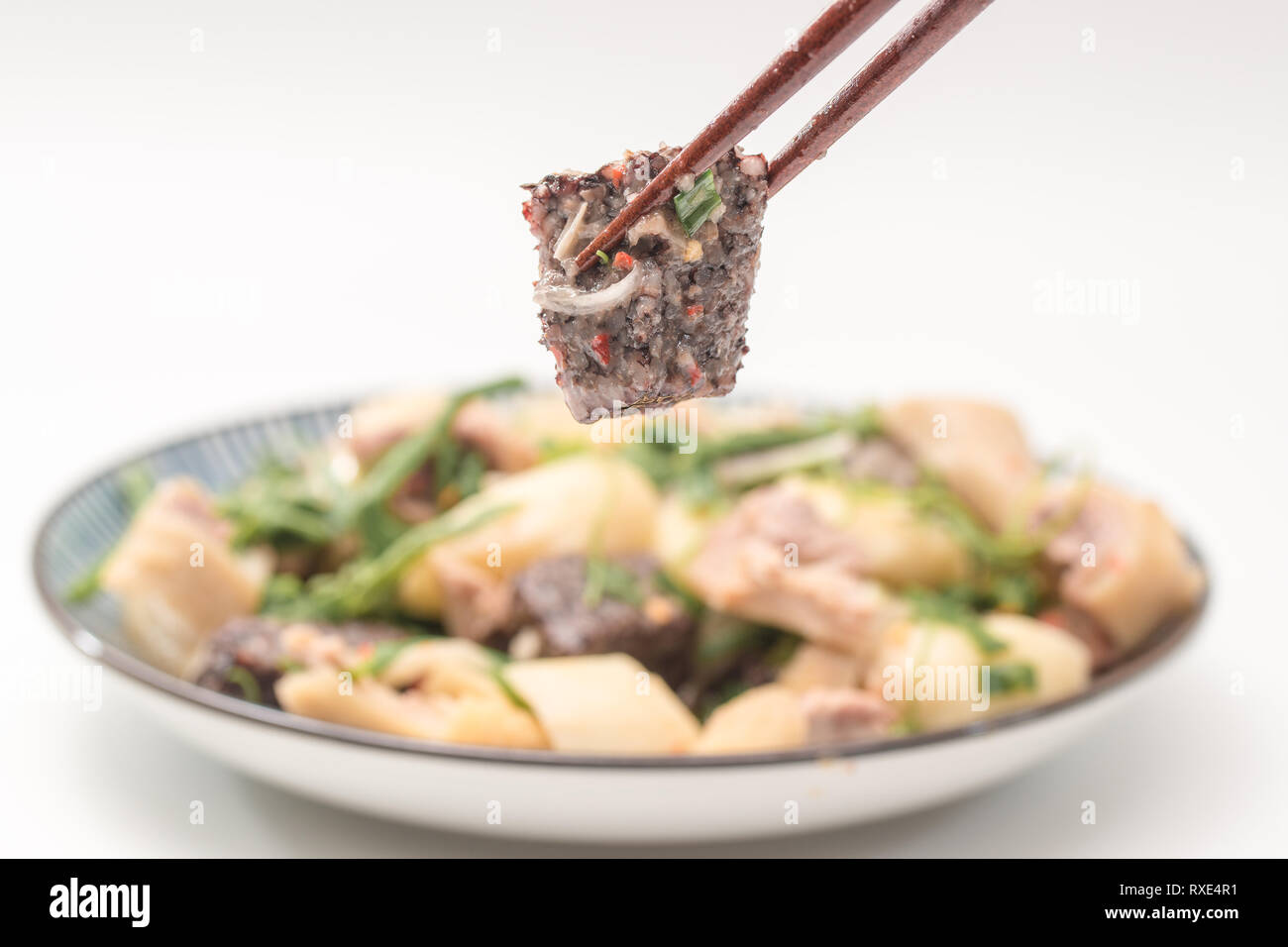 Taiwanese Food, called salty chicken, which is a kind of traditional ...