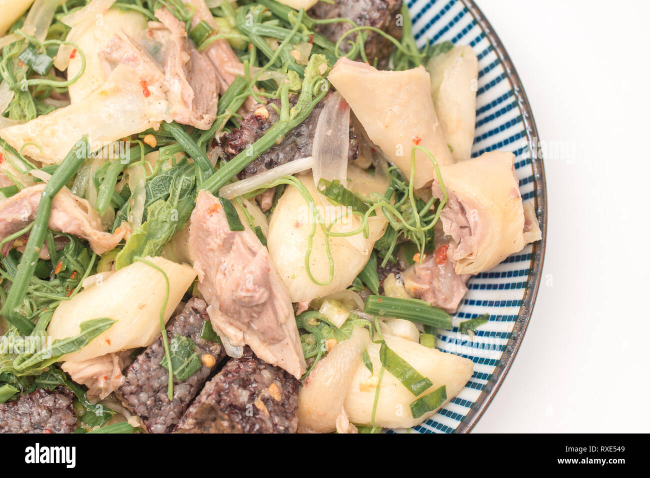 Taiwanese Food, called salty chicken, which is a kind of traditional ...