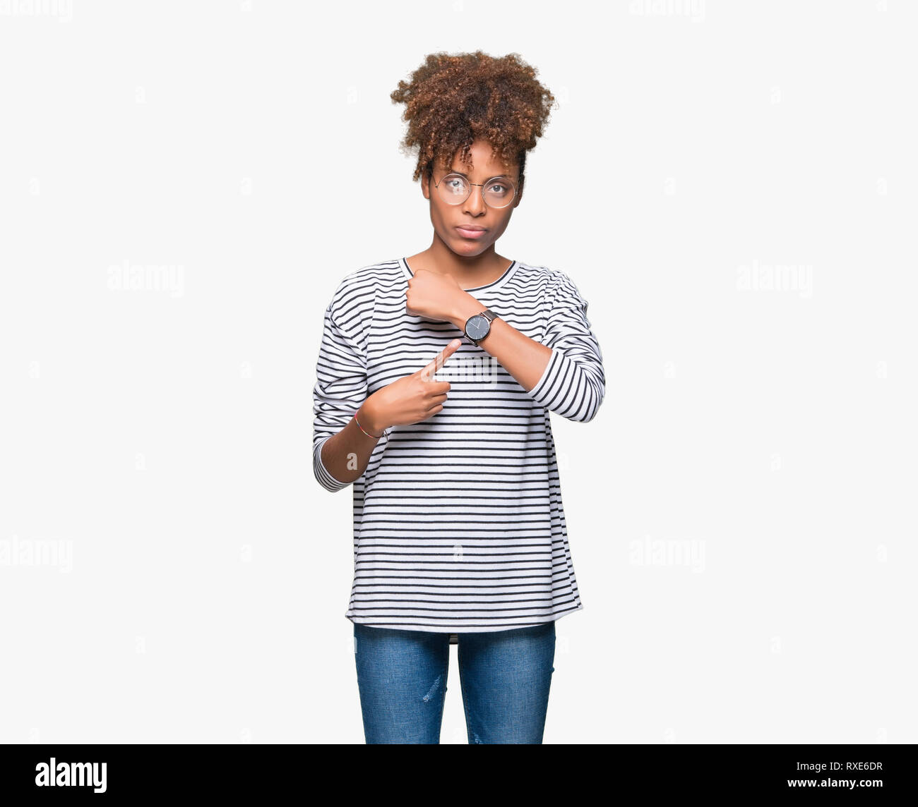 Woman meeting business impatience hi-res stock photography and images ...