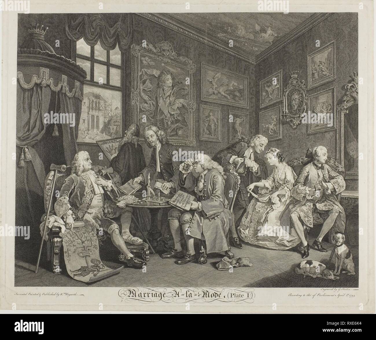 Painting william hogarth after hi-res stock photography and images - Alamy