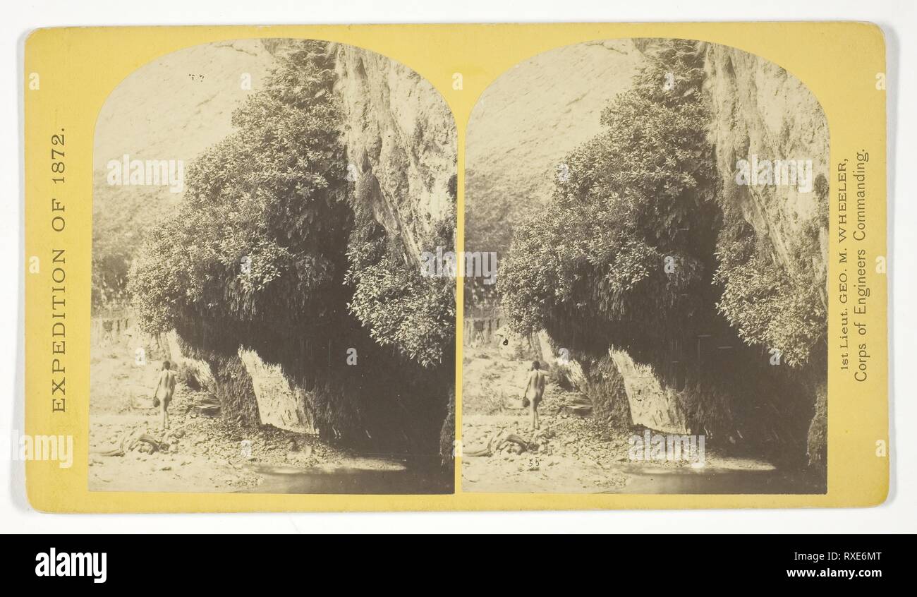 "The Bath," a dripping spring in Kanab Cañon. Temperature, 69° Fahr ...