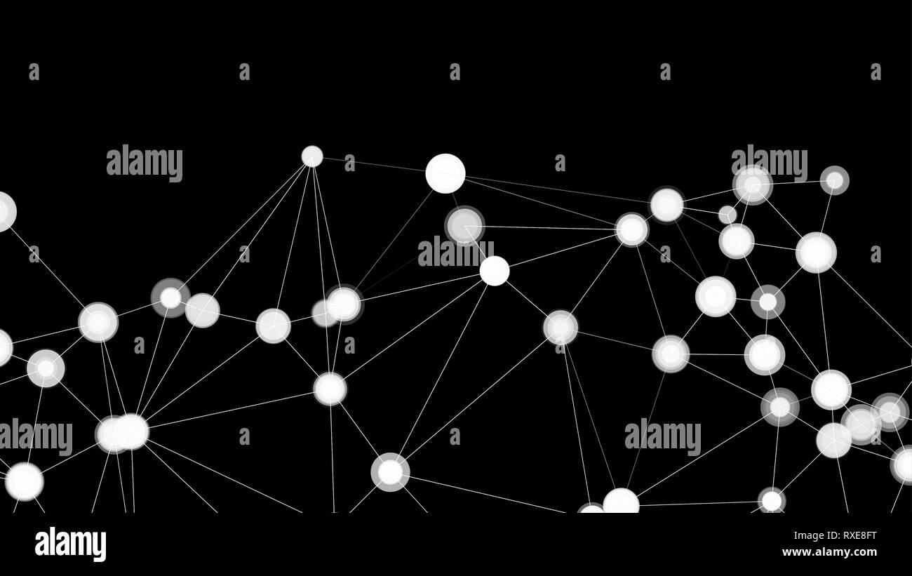 Circles vector random size shapes, technology presentation layout Stock ...