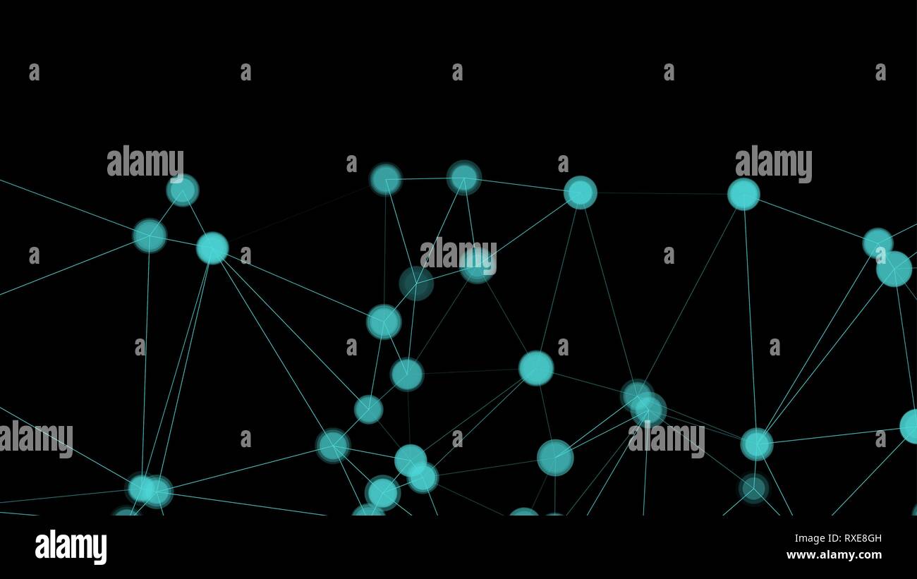 Connections triangle vector shapes, black background Stock Vector Image ...