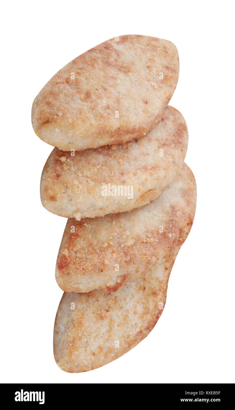 Four Cutlet Isolated Stock Photo - Alamy