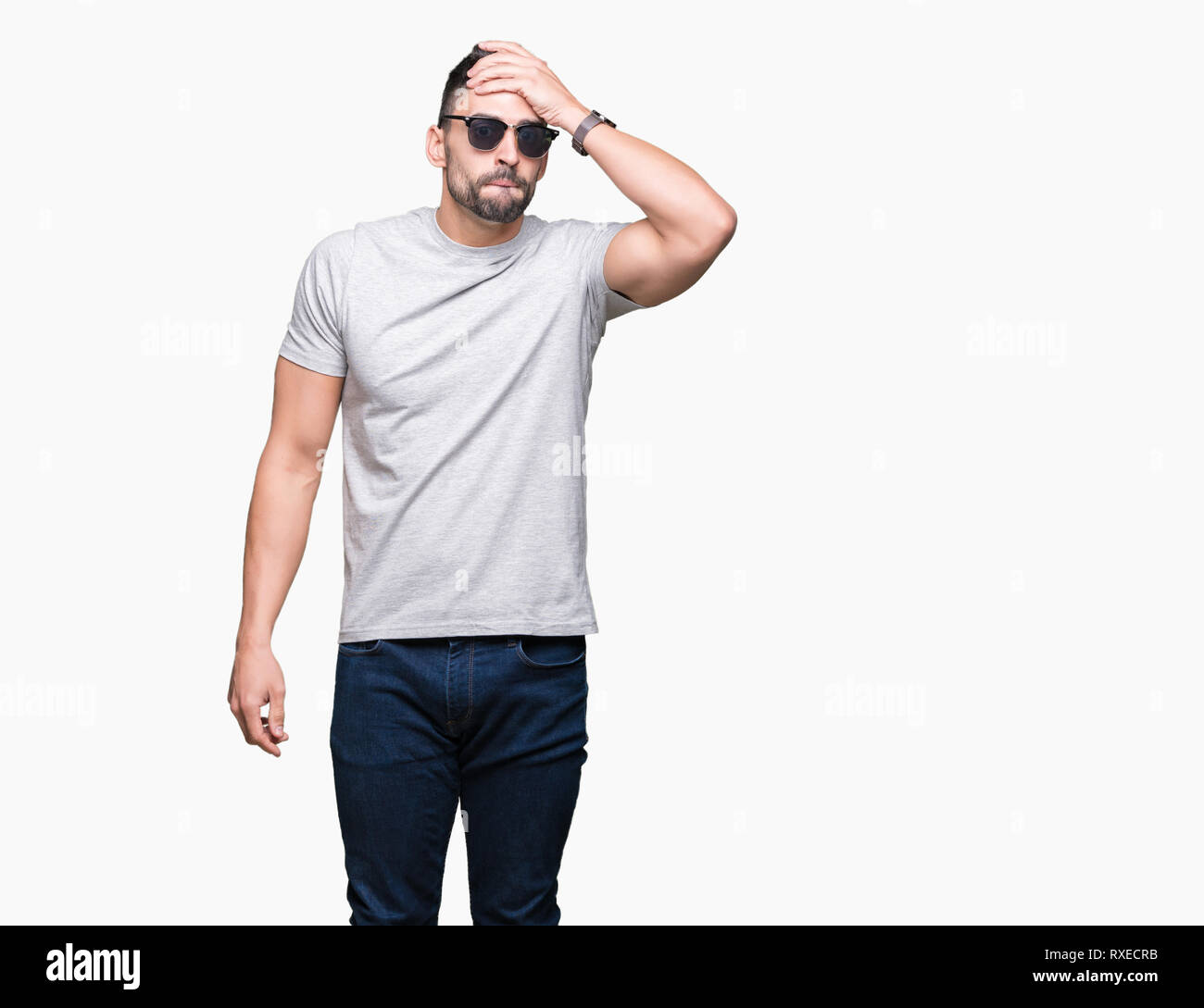 Shocked angry upset young Cut Out Stock Images & Pictures - Alamy