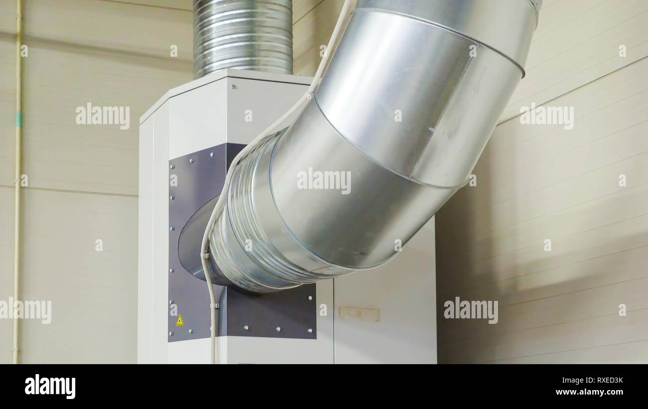 Closer look of the air ventilator in the room. Fresh air can come and ...