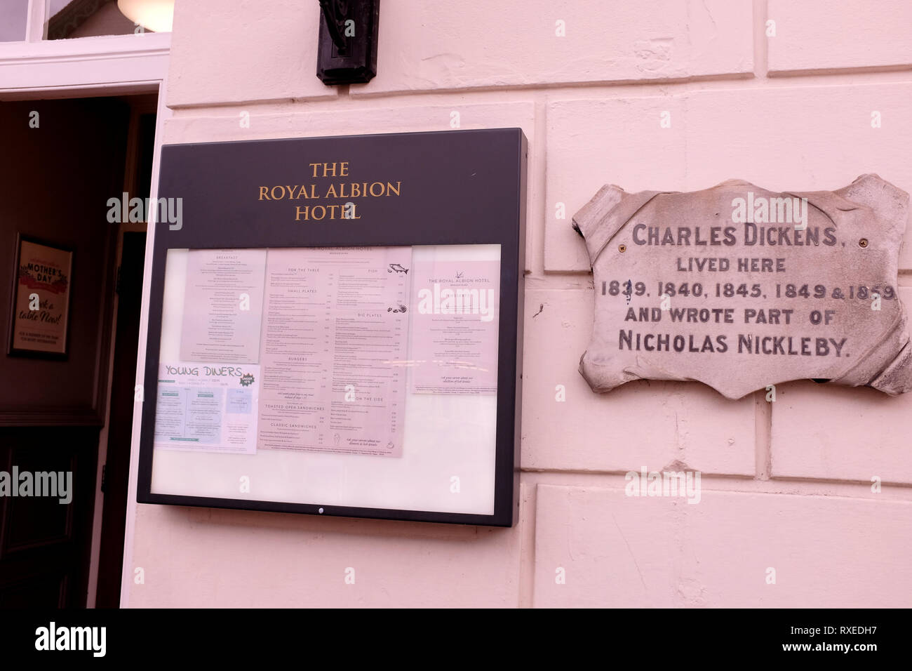 Hotel notice board hi-res stock photography and images - Alamy