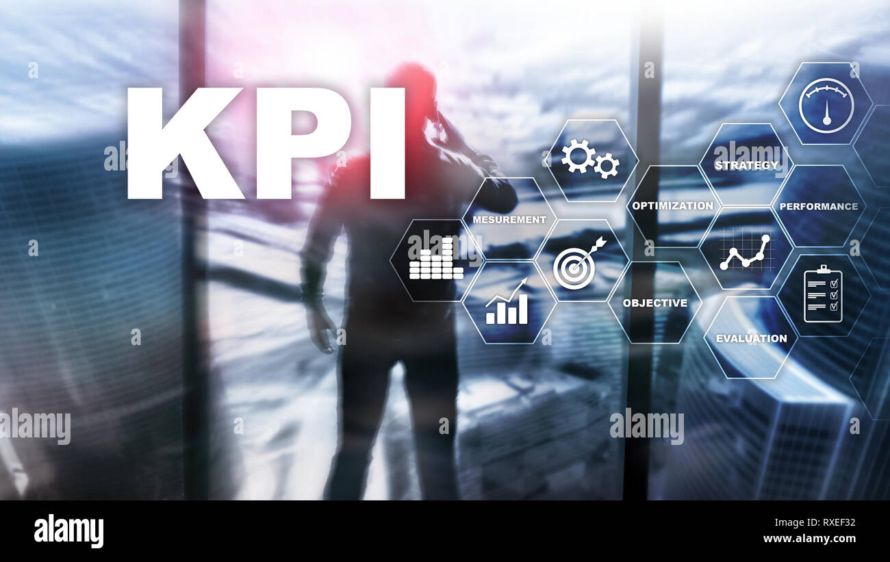 KPI - Key Performance Indicator. Business and technology concept ...