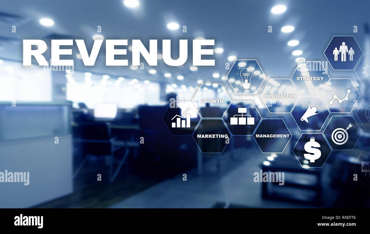 Increase revenue concept. Planing growth and increase of positive ...