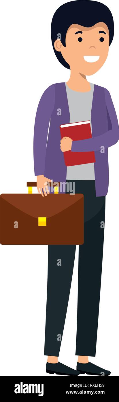 Portfolio boy Stock Vector Images - Alamy