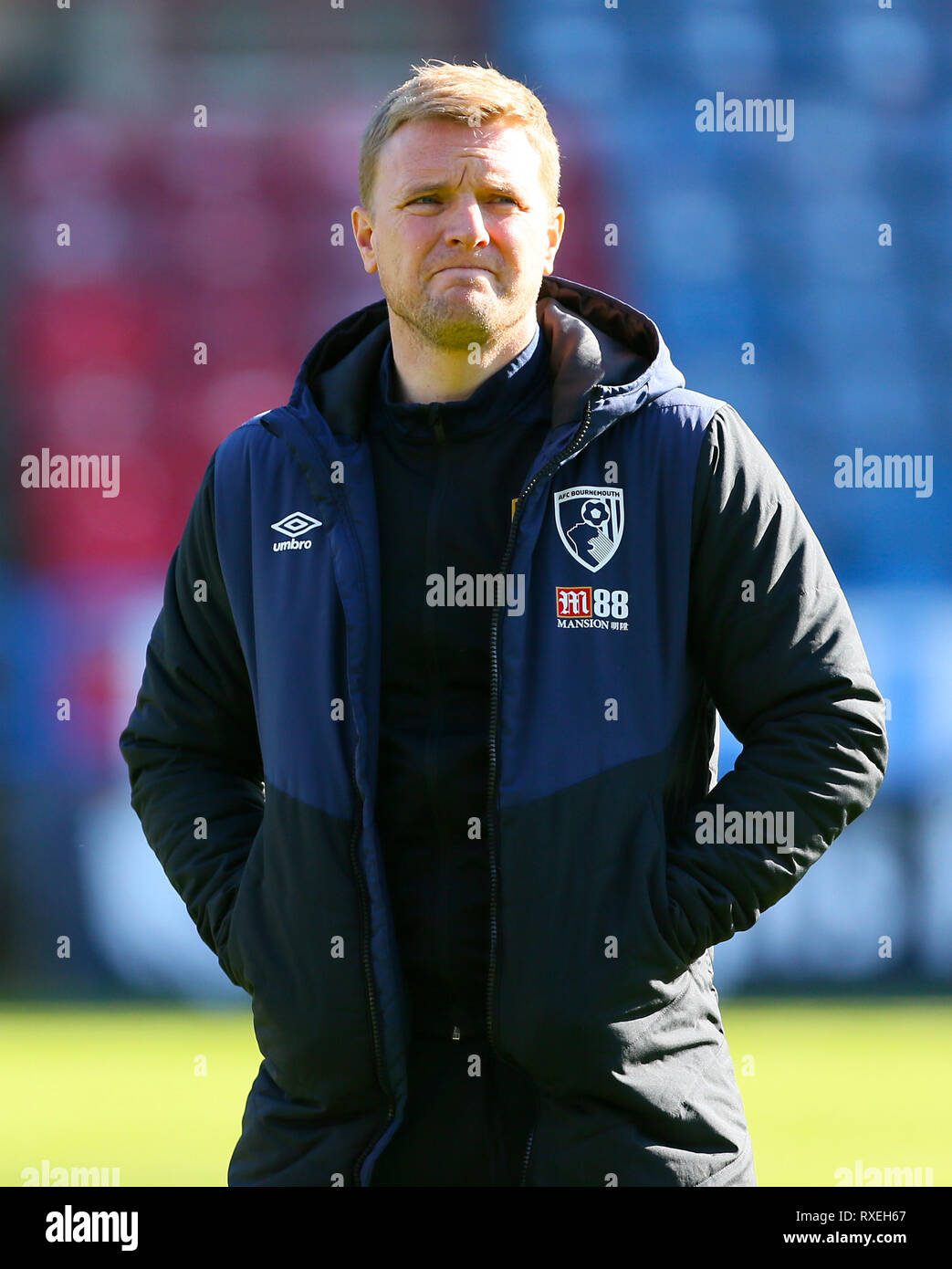 Bournemouth manager Eddie Howe ahead of the Premier League match at the ...