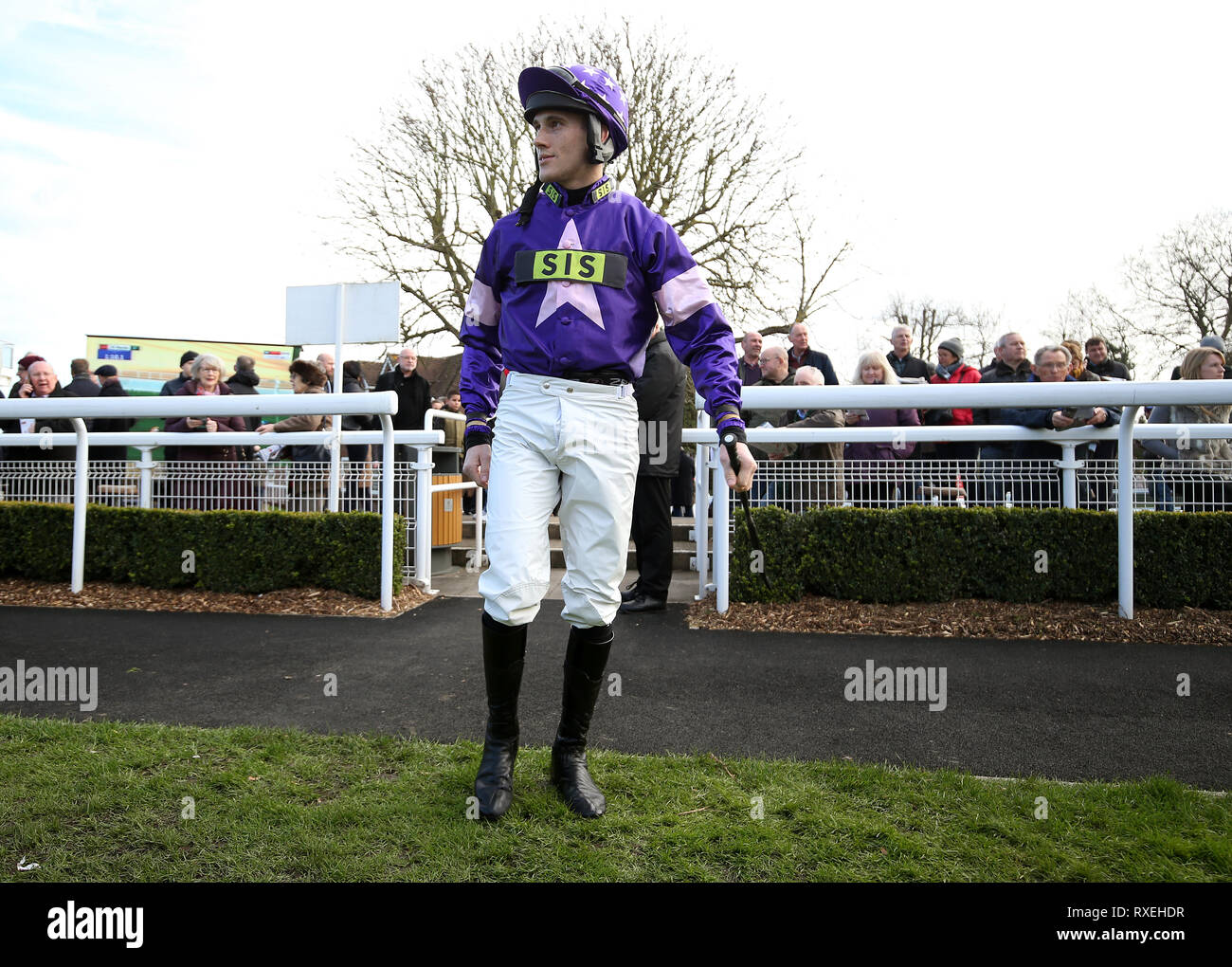 Jockey Alan Johns before the Get Switched On With Matchbook Juvenile ...