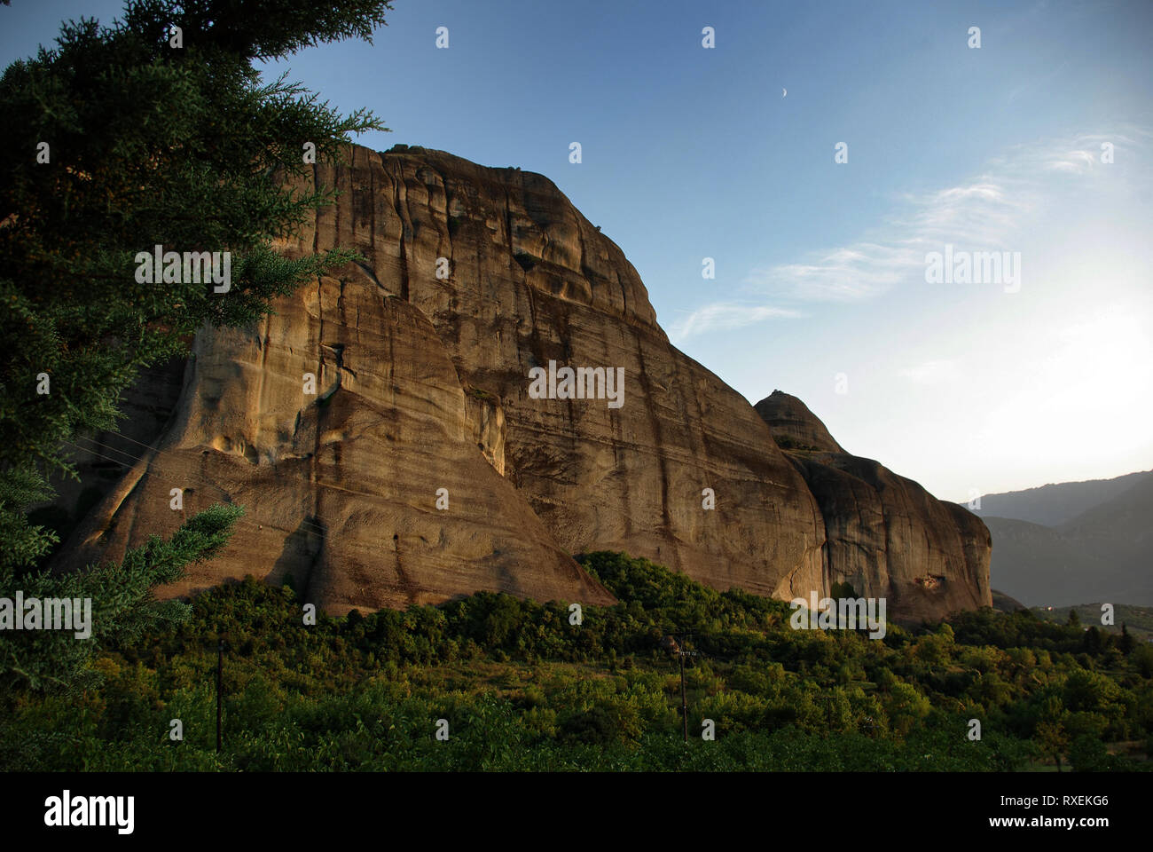 The Meteora is a rock formation in central Greece hosting one of the ...
