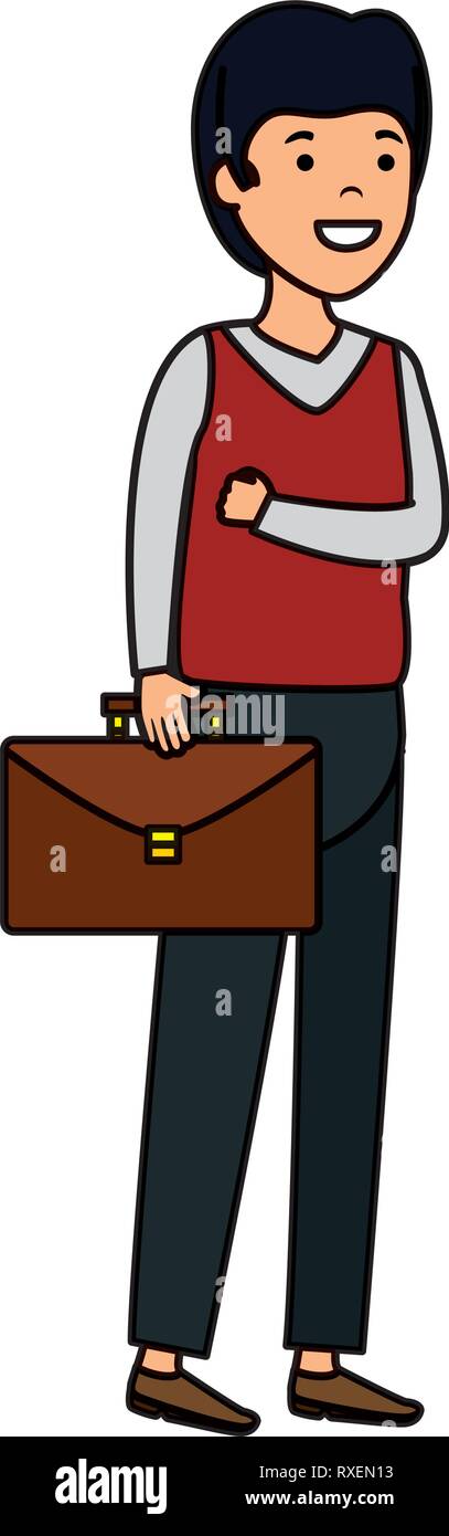 Portfolio boy Stock Vector Images - Alamy