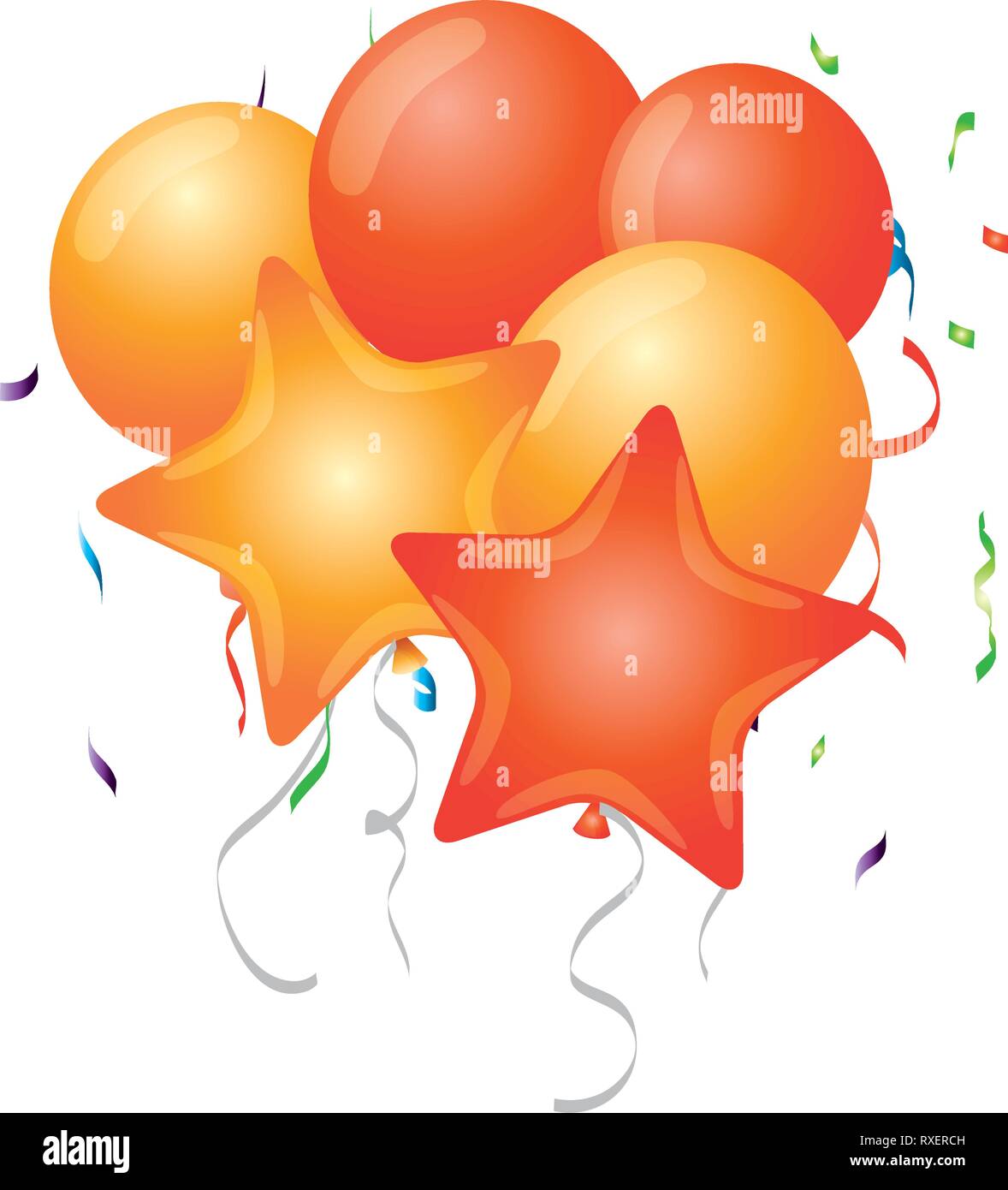 Balloons And Stars Clipart