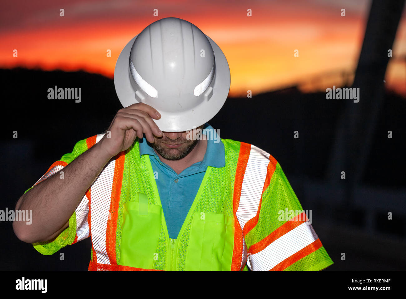 Head gear protection hi-res stock photography and images - Alamy