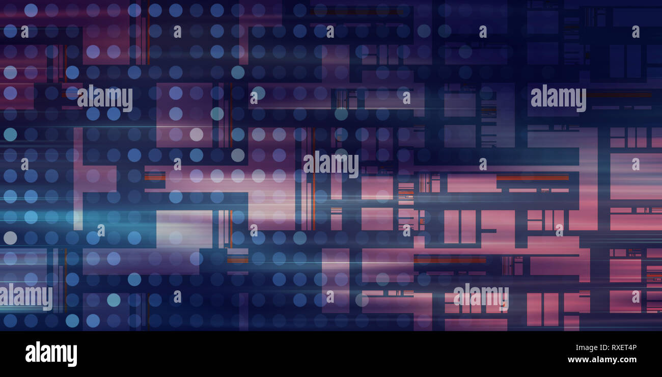 A Technology Industry Network As a Wallpaper Stock Photo - Alamy