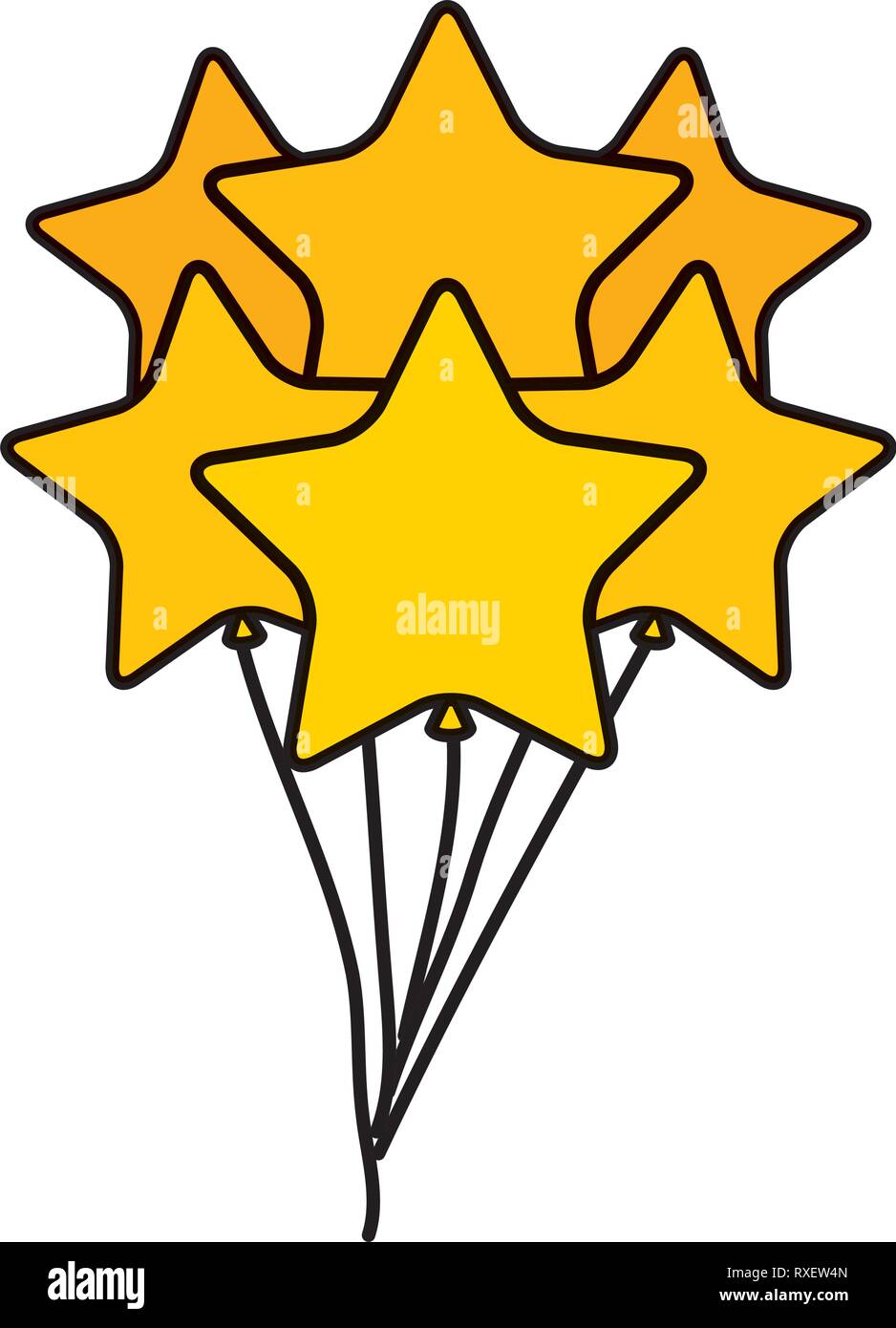 Balloons And Stars Clipart