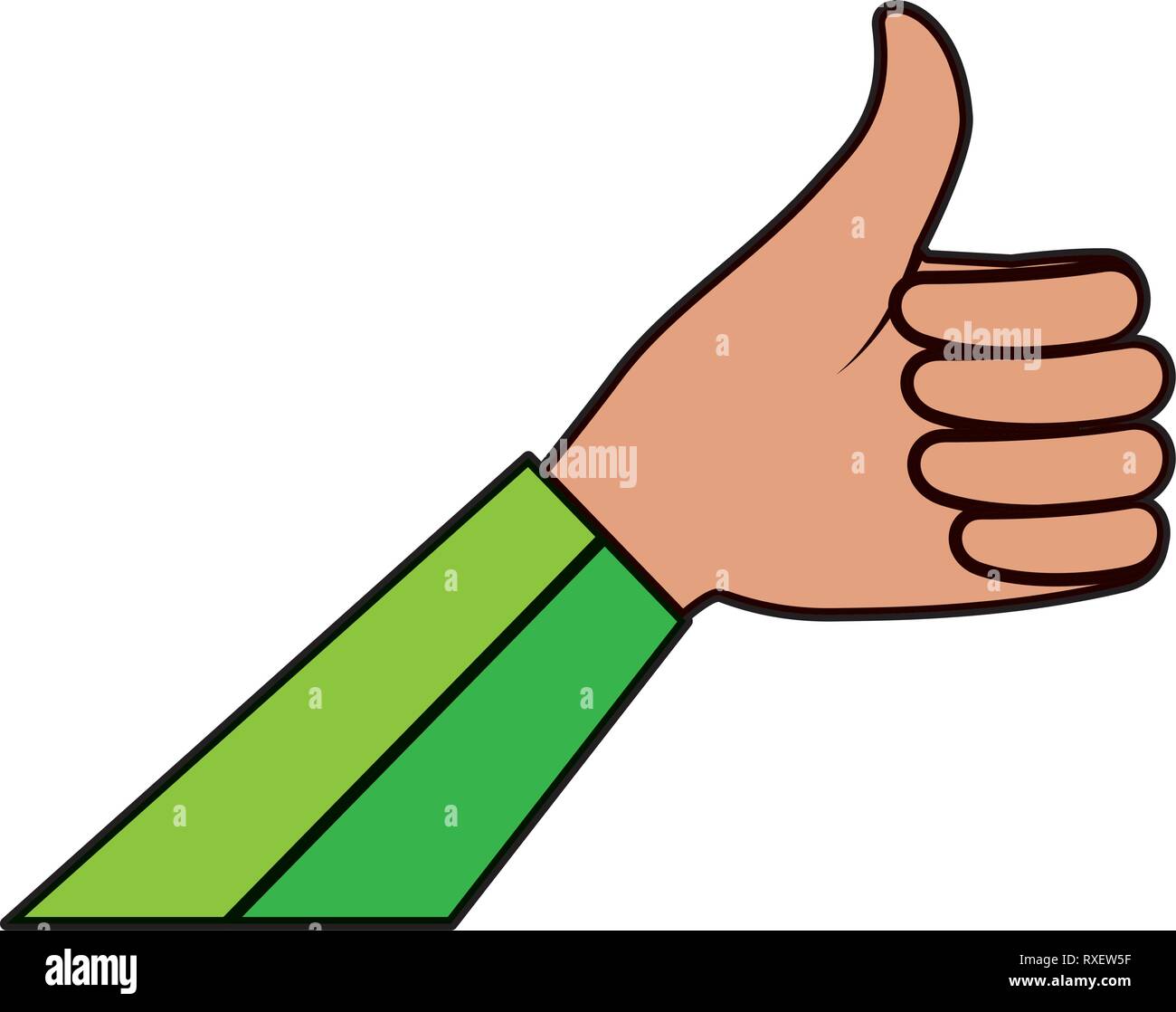 hand human ok symbol Stock Vector Image & Art - Alamy