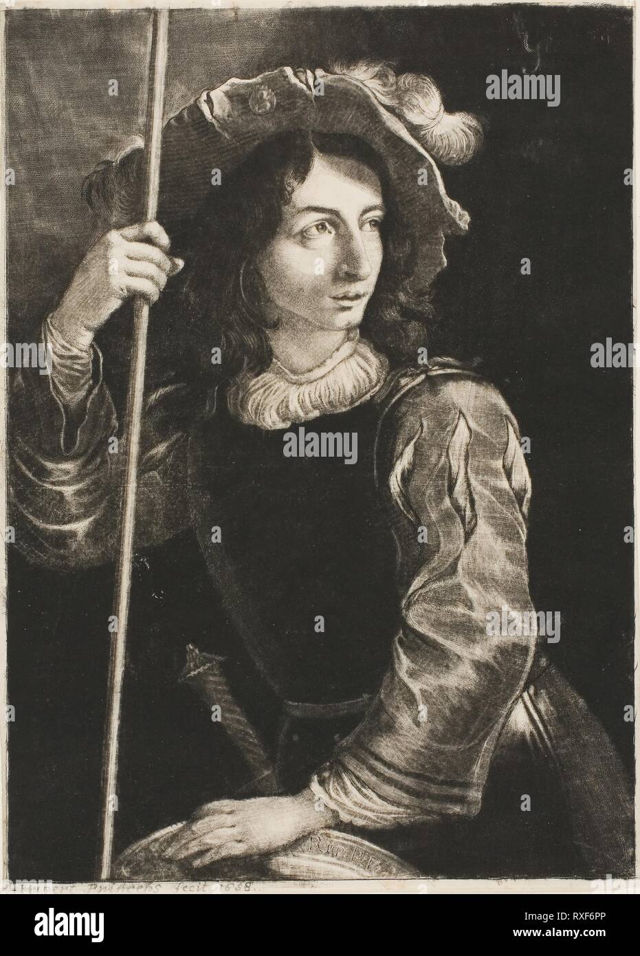 Standard Bearer. Prince Rupert of the Rhine (German, 1619-1682); after ...