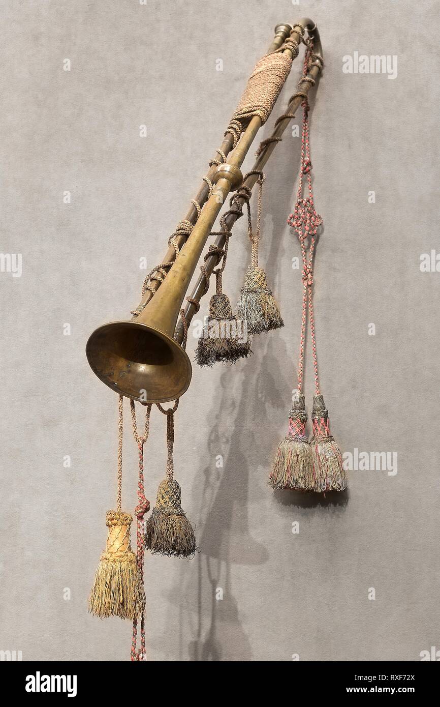 Natural Trumpet. Wilhelm Haas (German, 1648--1723); Nuremberg. Date ...