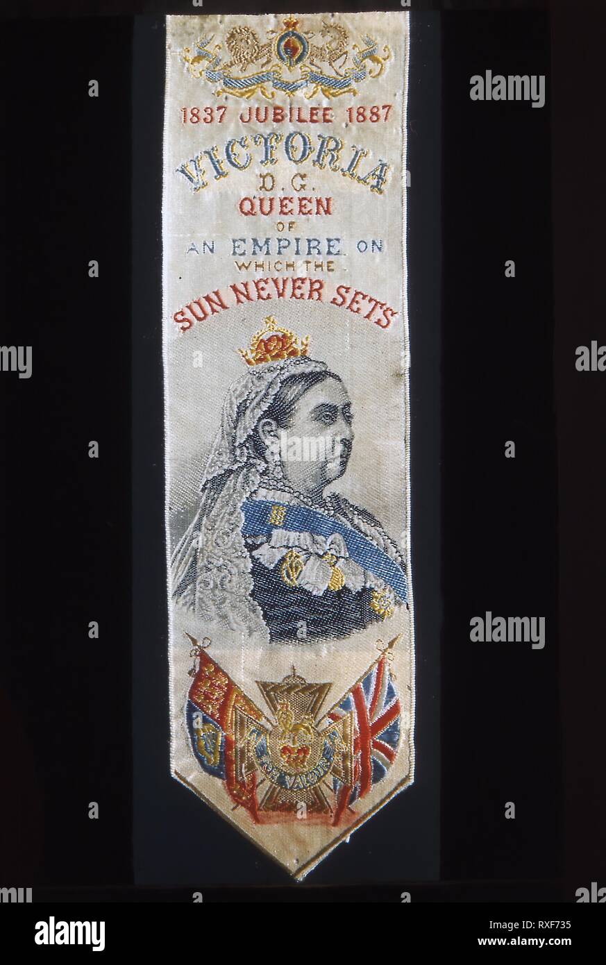 Bookmark. Possibly woven by Thomas Stevens (English, 1828-1888 ...