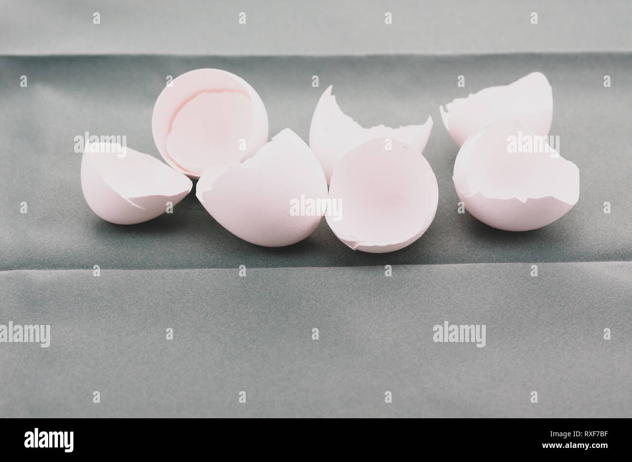 white empty broken egg shells Stock Photo - Alamy