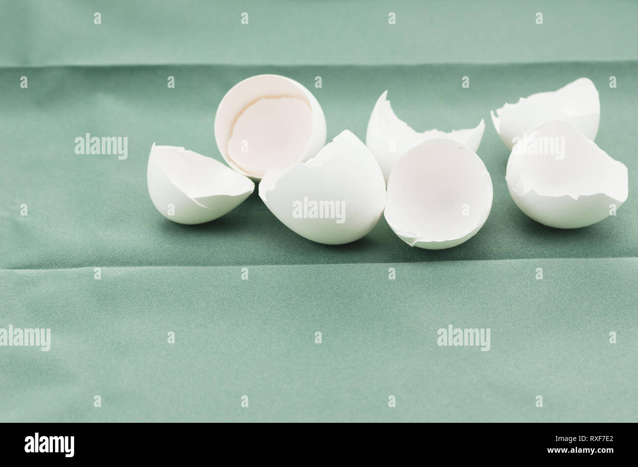 white empty broken egg shells Stock Photo - Alamy